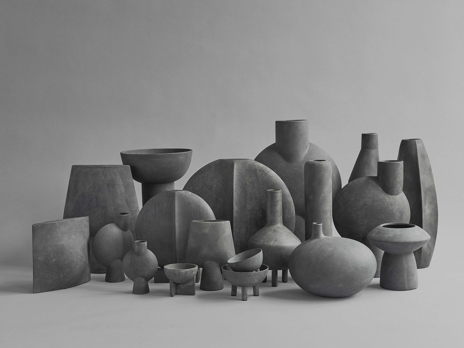 Ceramic vase SPHERE VASE FAT Sphere Collection By 101 Copenhagen design ...