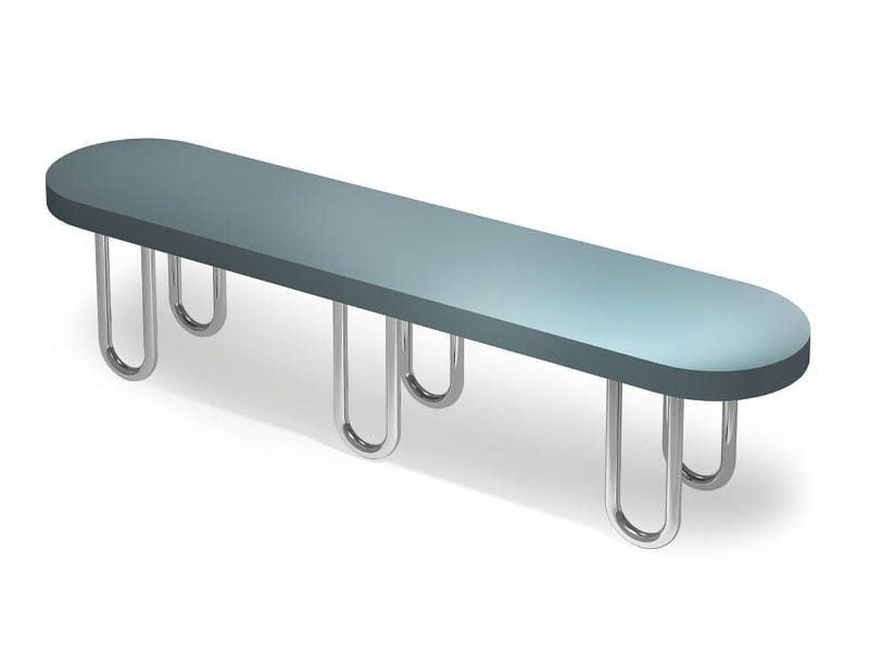 Backless laminate bench seating SPIDER By FIT INTERIORS design Simone ...