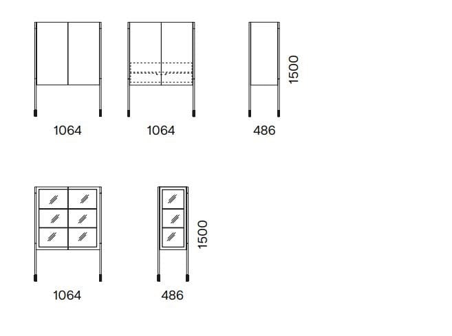 SPIN Highboard / display cabinet By Capo d’Opera | design Alessio ...