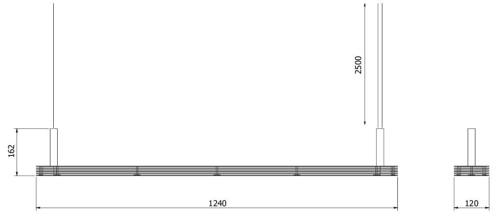 SPRINKLE LINEAR | Pendant lamp LED aluminium pendant lamp By Zero ...