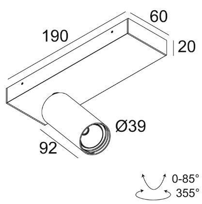 SPY 39 ON PS | Foco ajustable By Delta Light