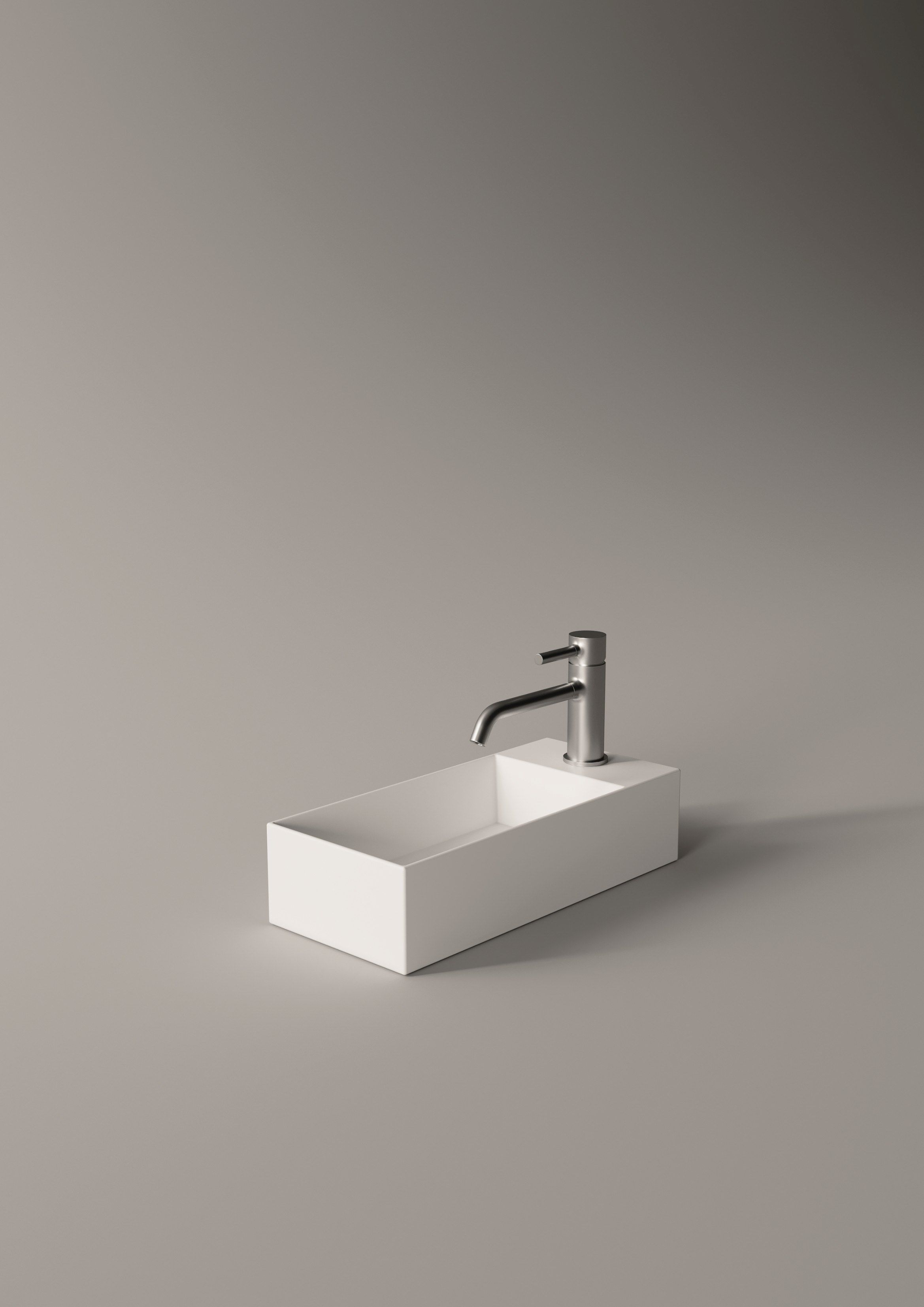 SPY Countertop rectangular ceramic handrinse basin By Alice Ceramica ...
