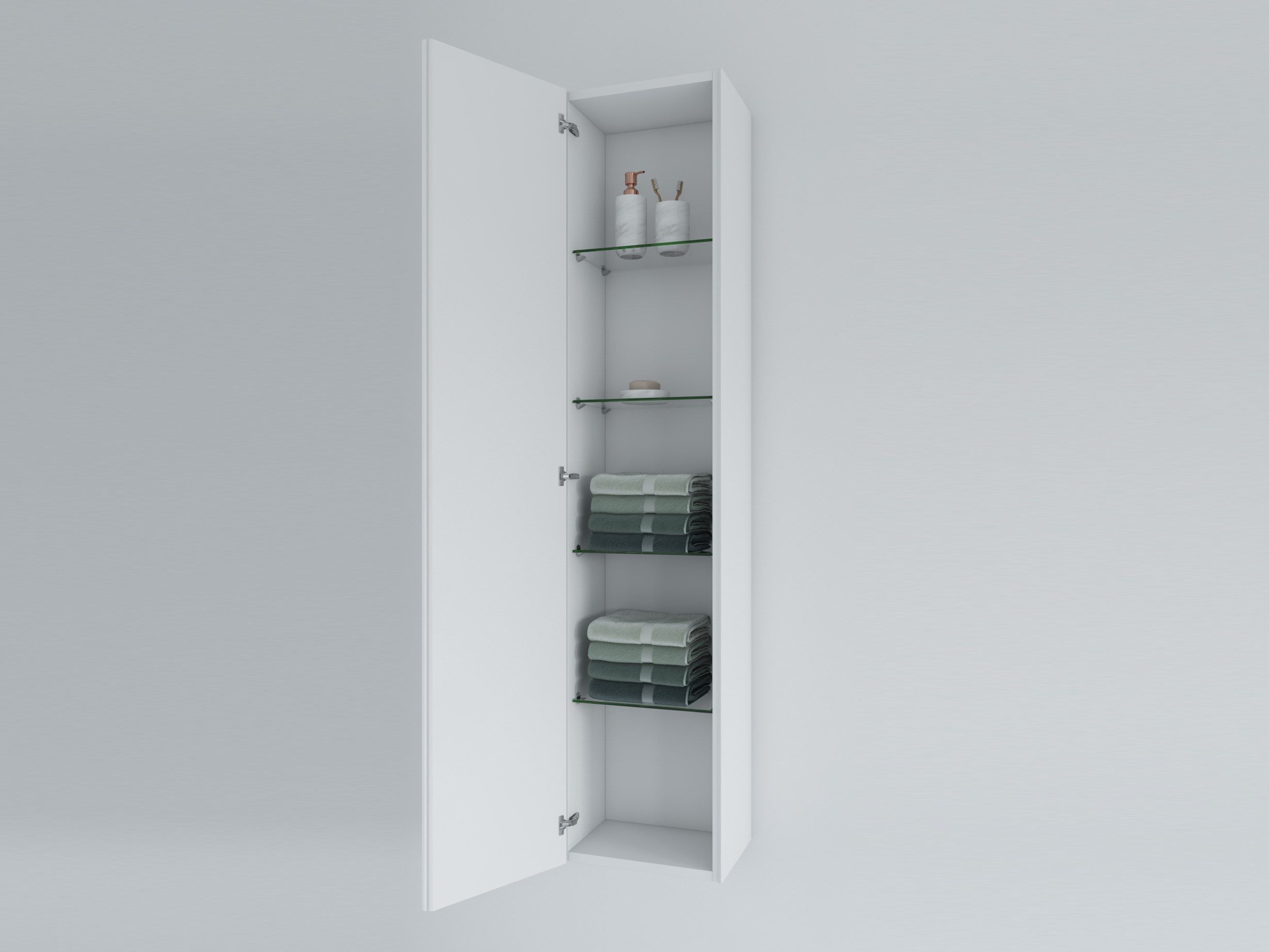 Acovi® bathroom column with doors SQ2 By Copenhagen Bath design Mikal ...