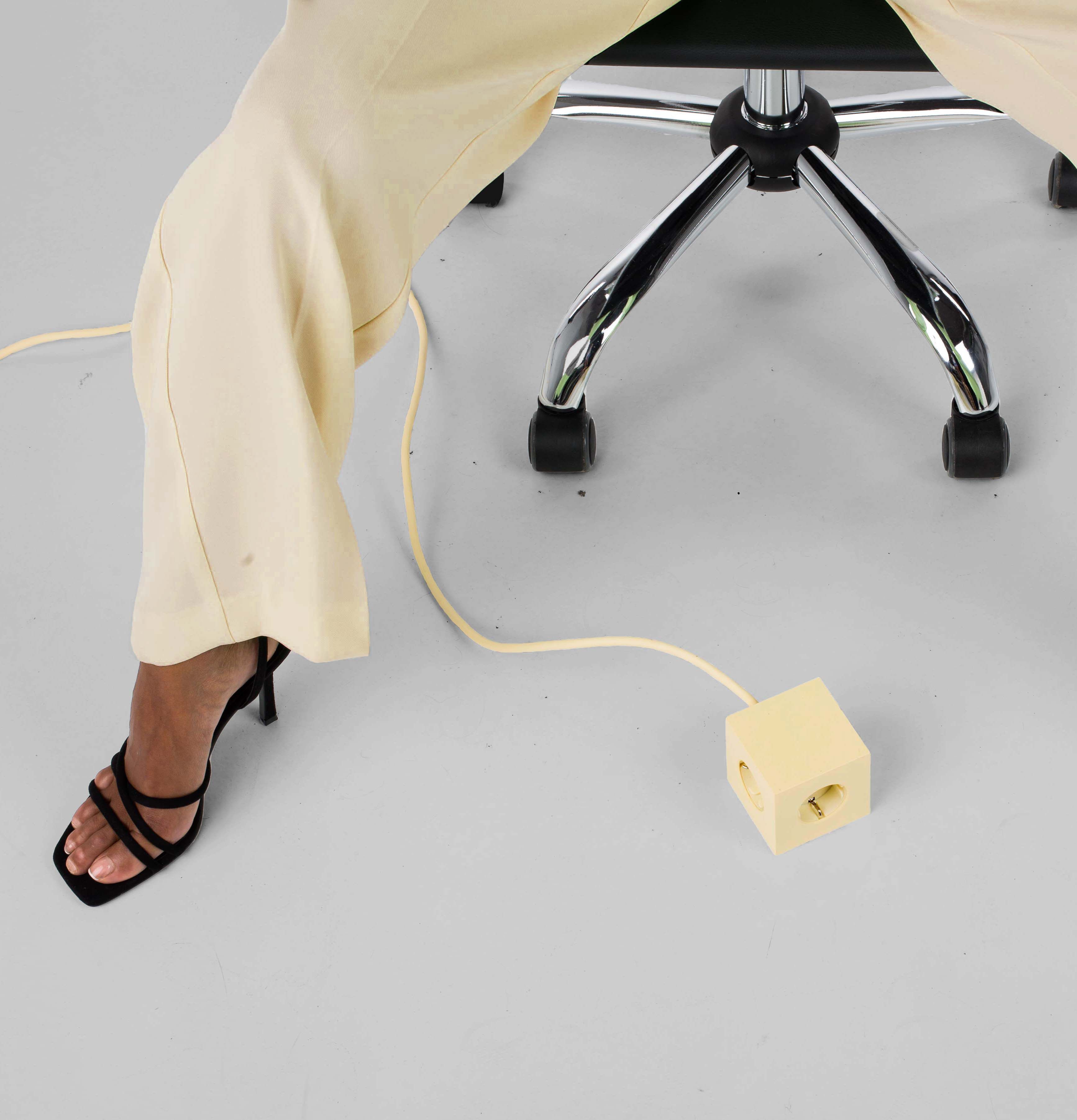 SQUARE 1 | Plastic electrical socket By Avolt design Avolt design studio