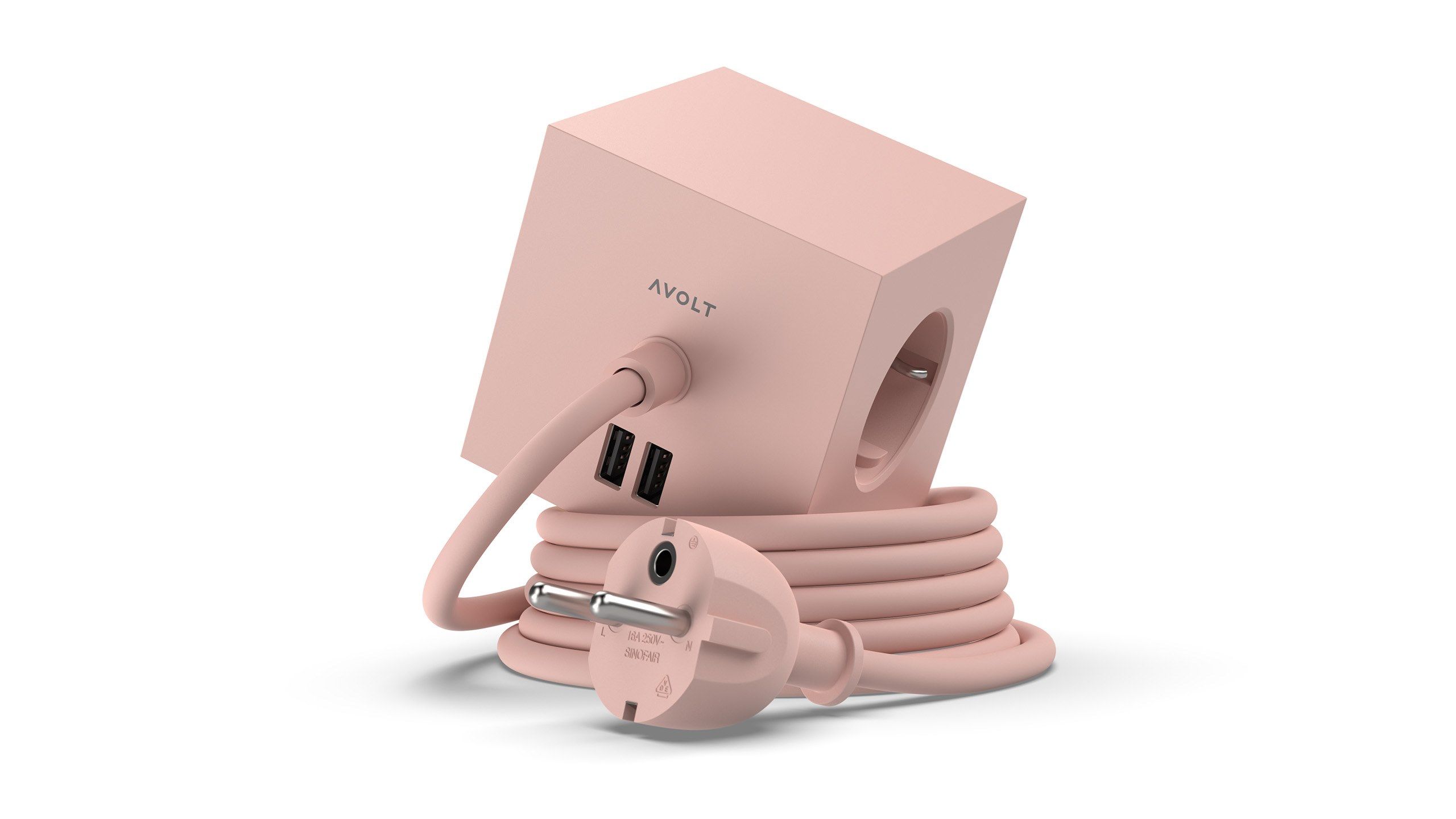 SQUARE 1 | Plastic electrical socket By Avolt design Avolt design studio