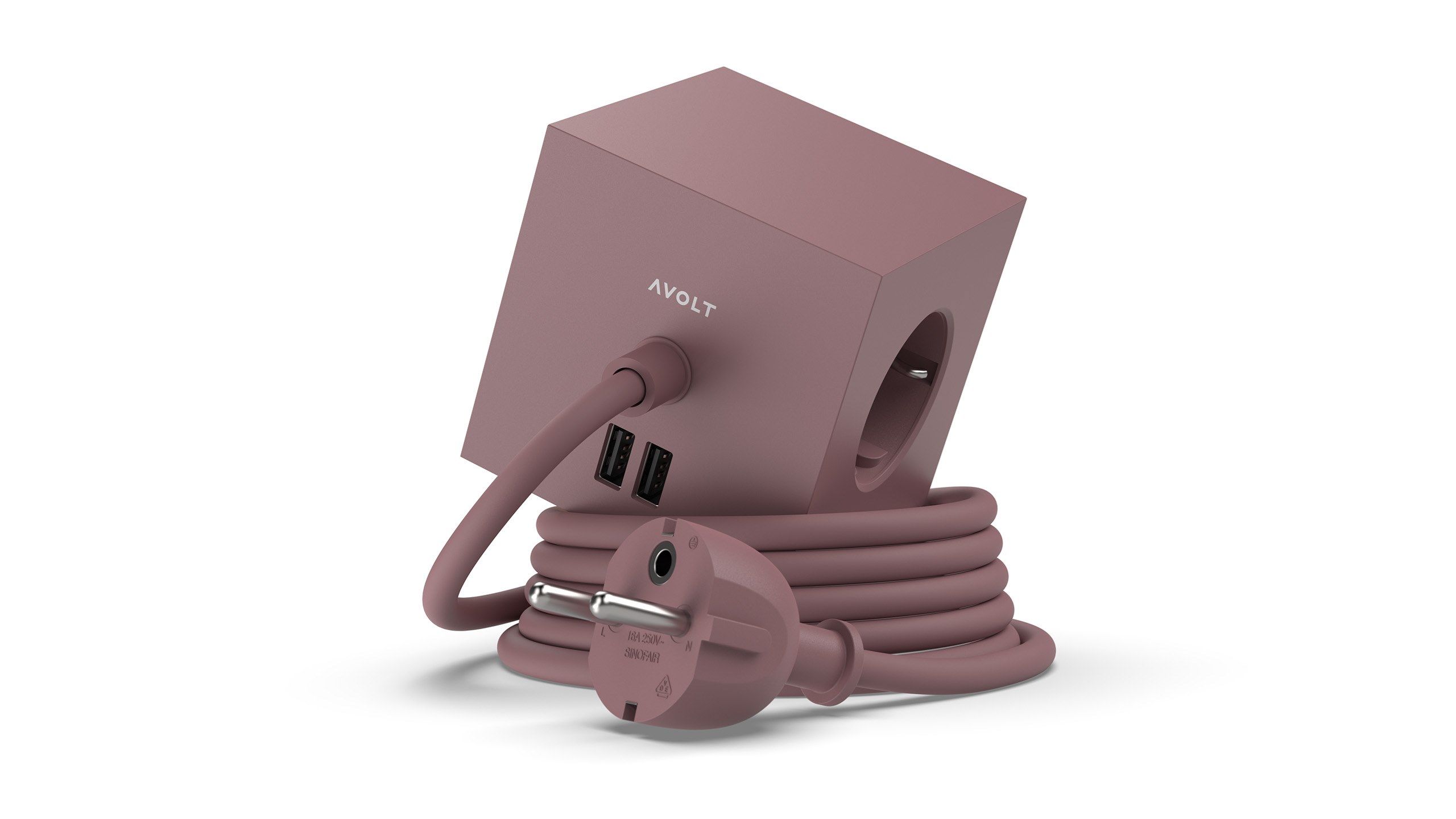 SQUARE 1 | Plastic electrical socket By Avolt design Avolt design studio