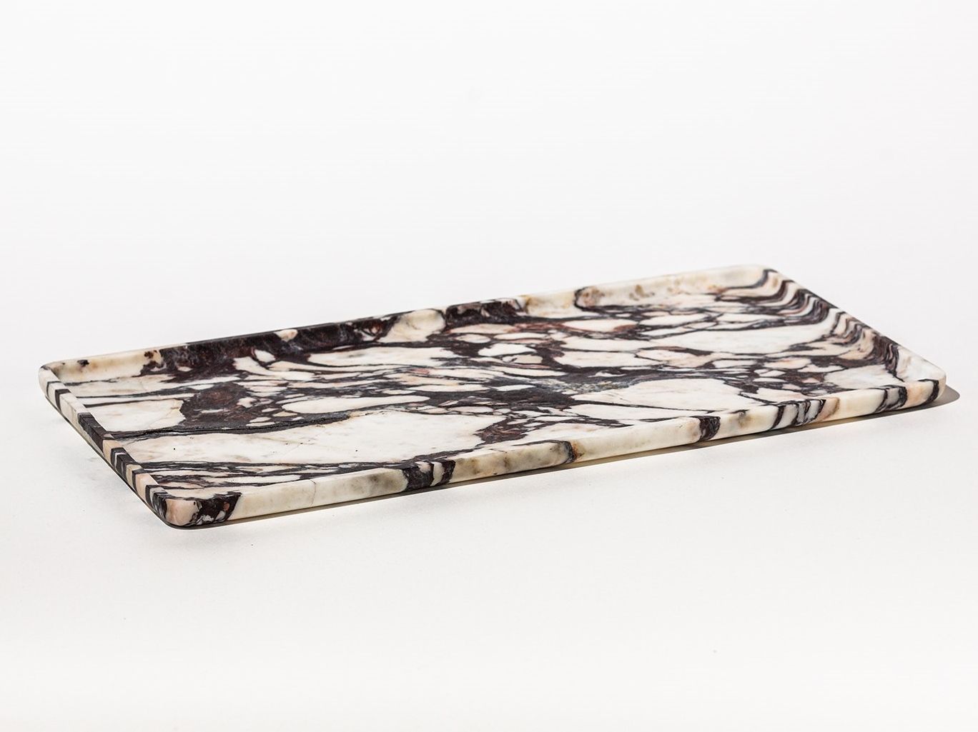 Rectangular marble tray SQUARE TRAY CALACATTA VIOLA By Maami Home design Fábio Teixeira