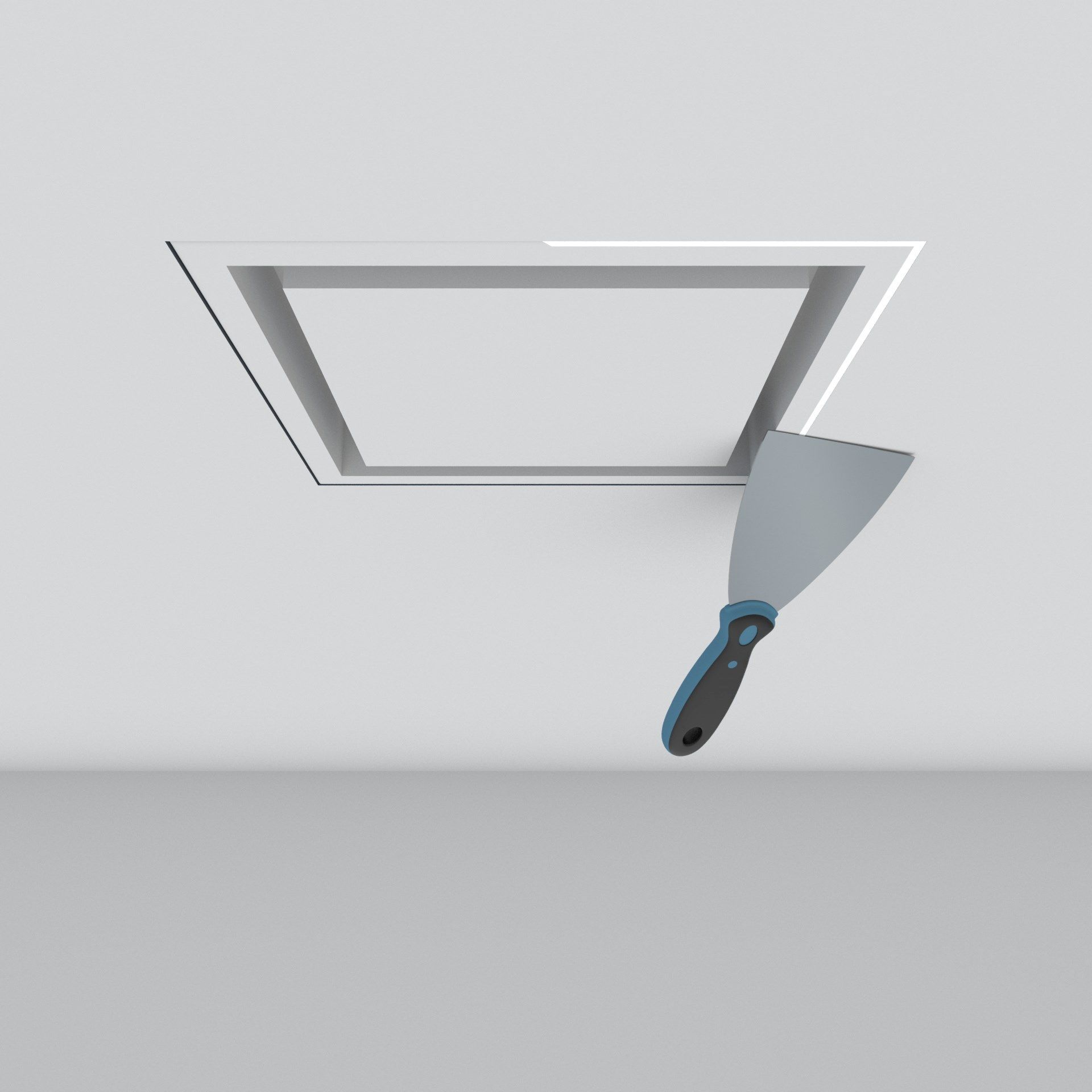 SQUARE Gypsum air diffuser By Ventmann