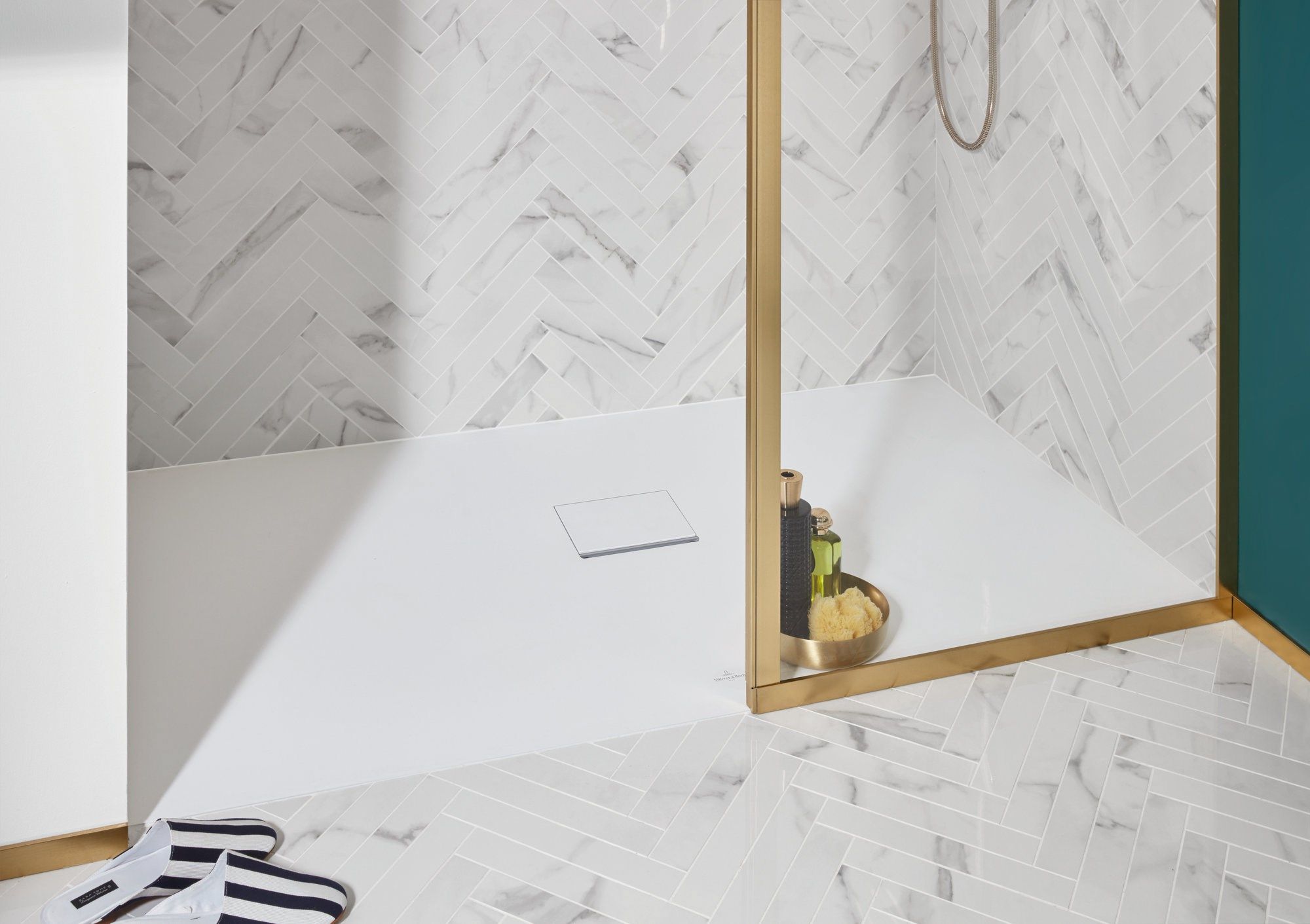 Receveur de douche en Quaryl® SQUARO INFINITY By Villeroy & Boch