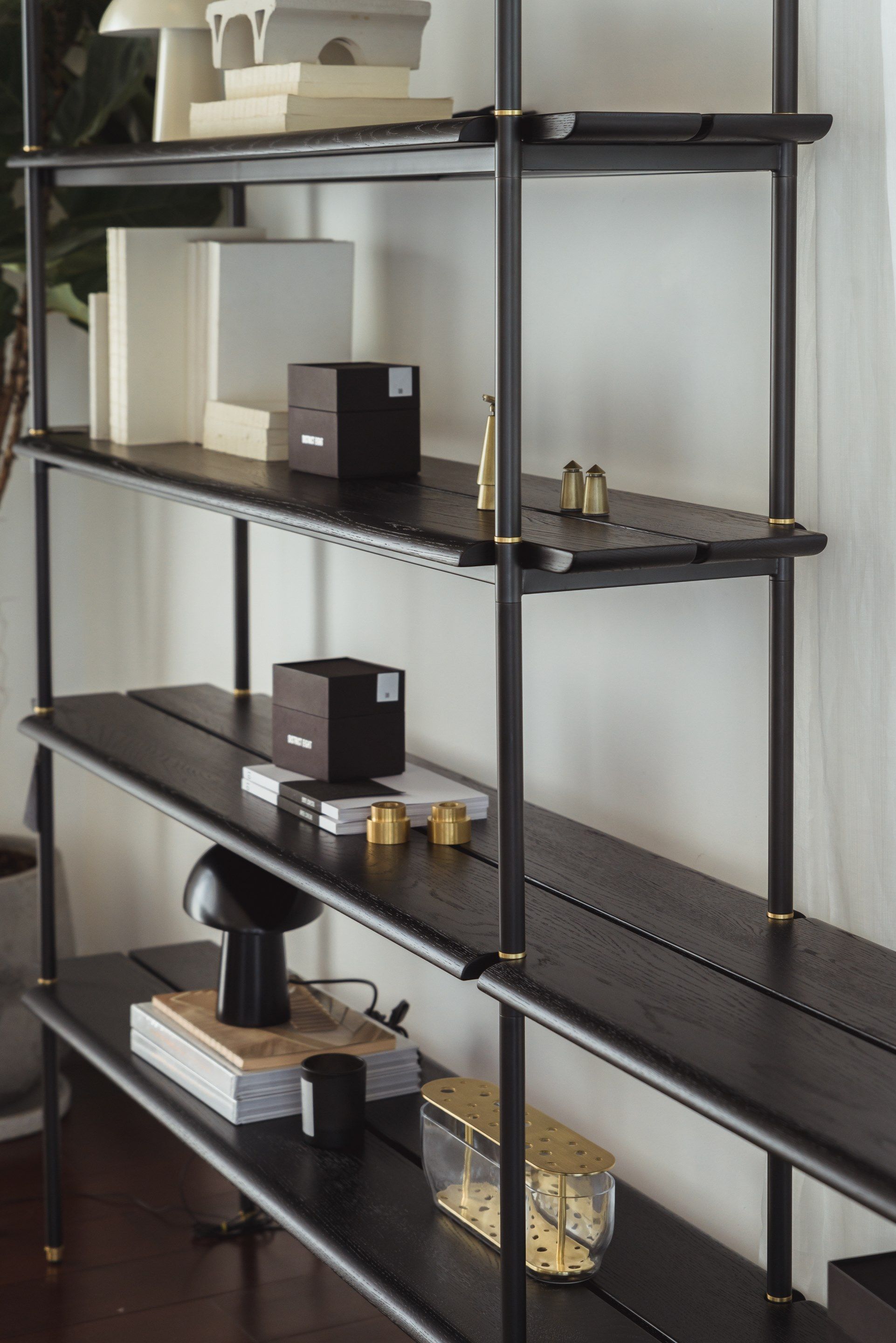 STACKING Steel and wood bench By District Eight