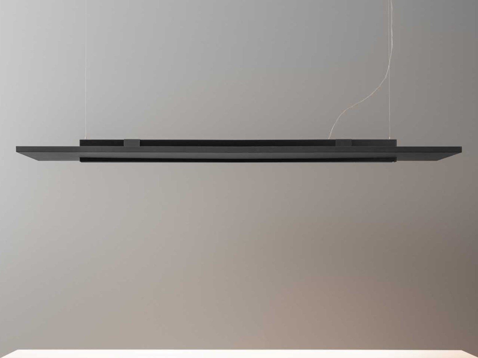 LED perforated metal pendant lamp STAGE HORIZONTAL SILENCE By Olev ...