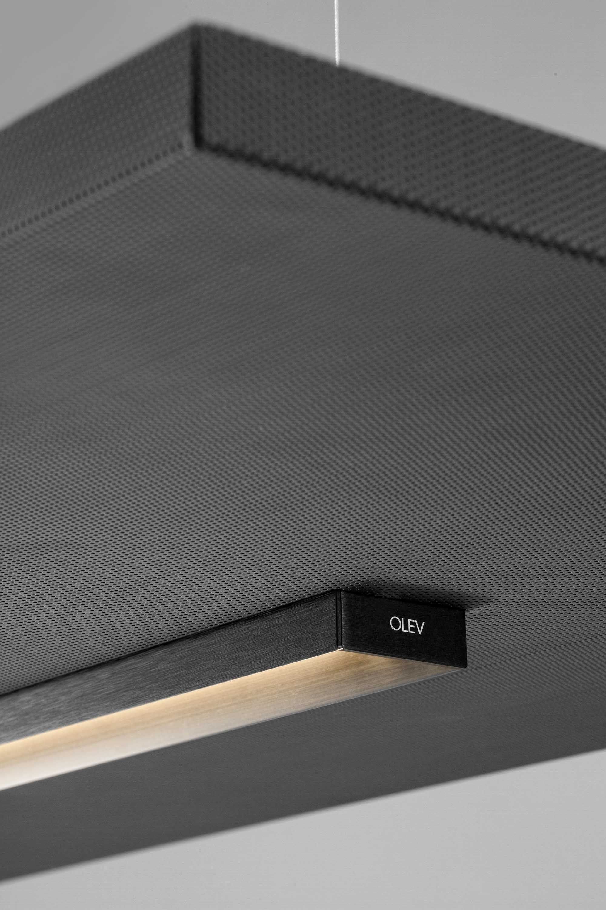 LED perforated metal pendant lamp STAGE HORIZONTAL SILENCE By Olev ...