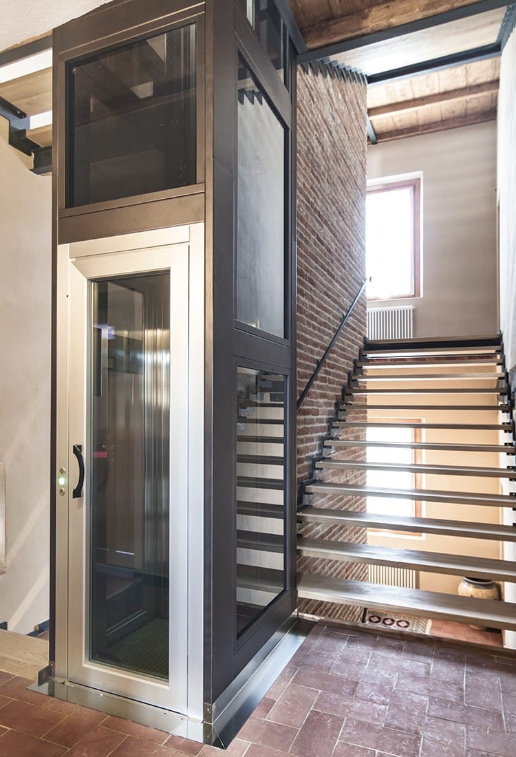 Homelift for narrow staircases StairFit By LIFTINGITALIA