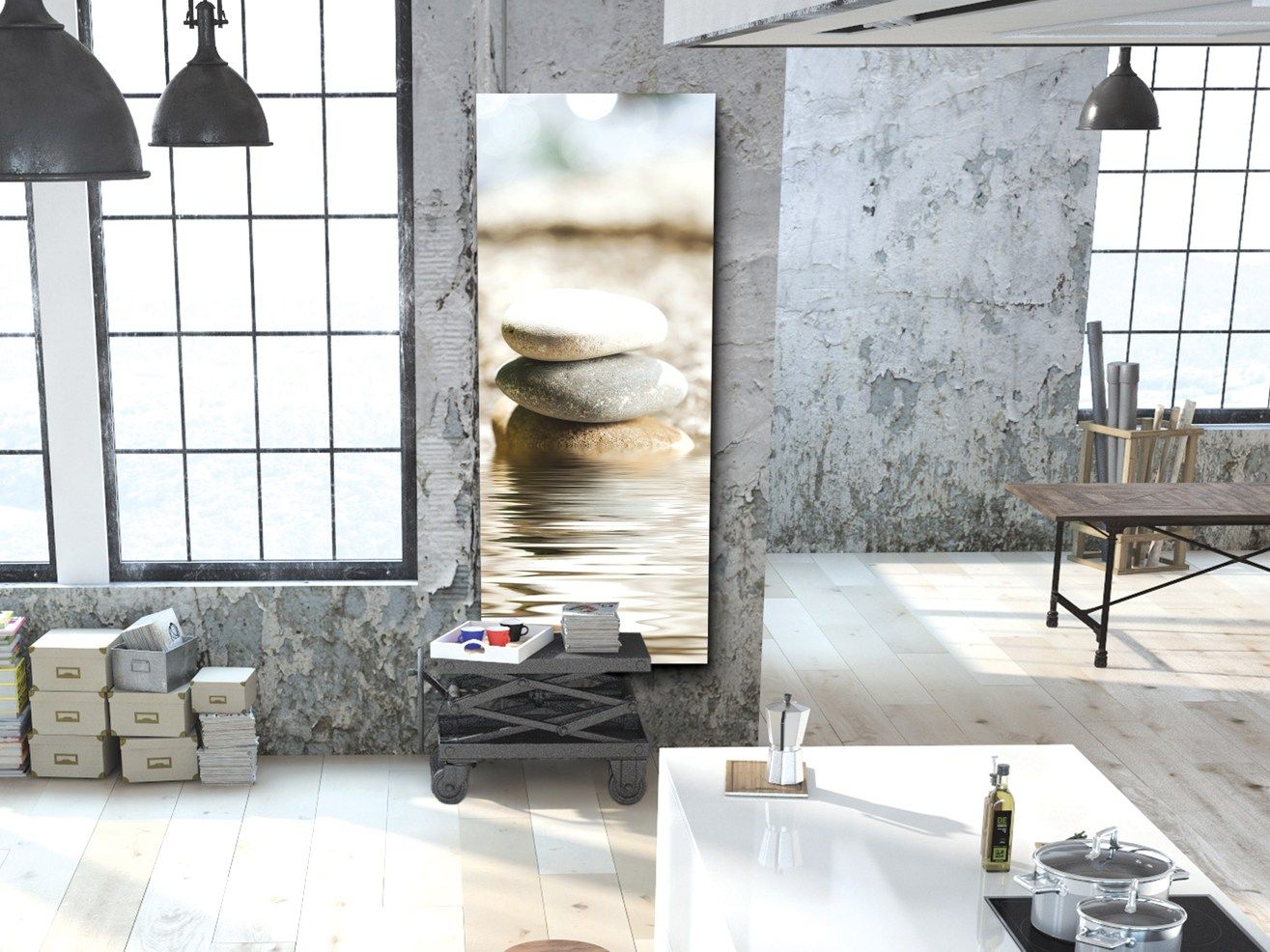 Termoarredo in alluminio TERMOARREDO EFFETTO STAMPA - Termo Design ...