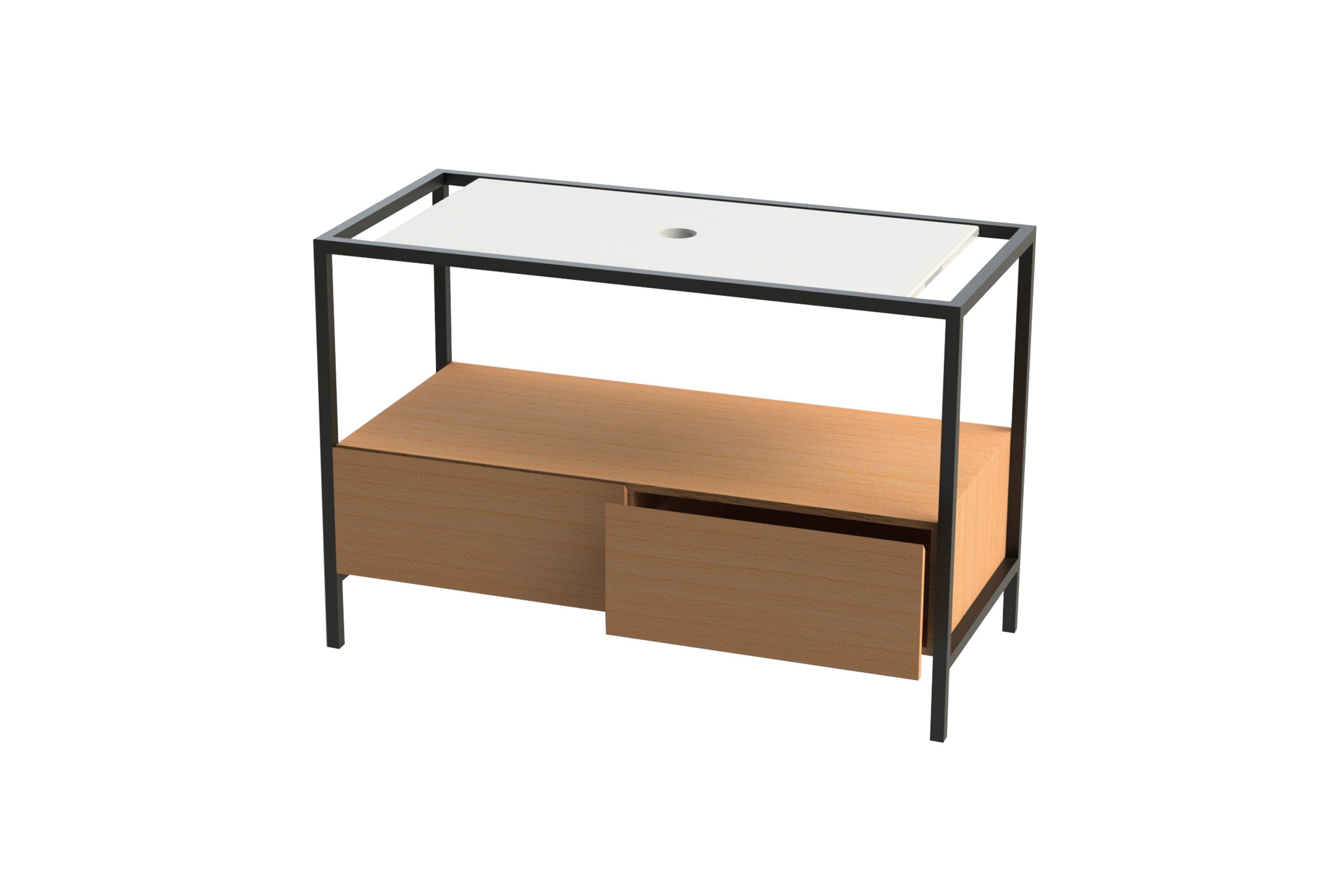 STAND | Meuble sous-vasque simple Collection Hang&Stand By Azzurra ...