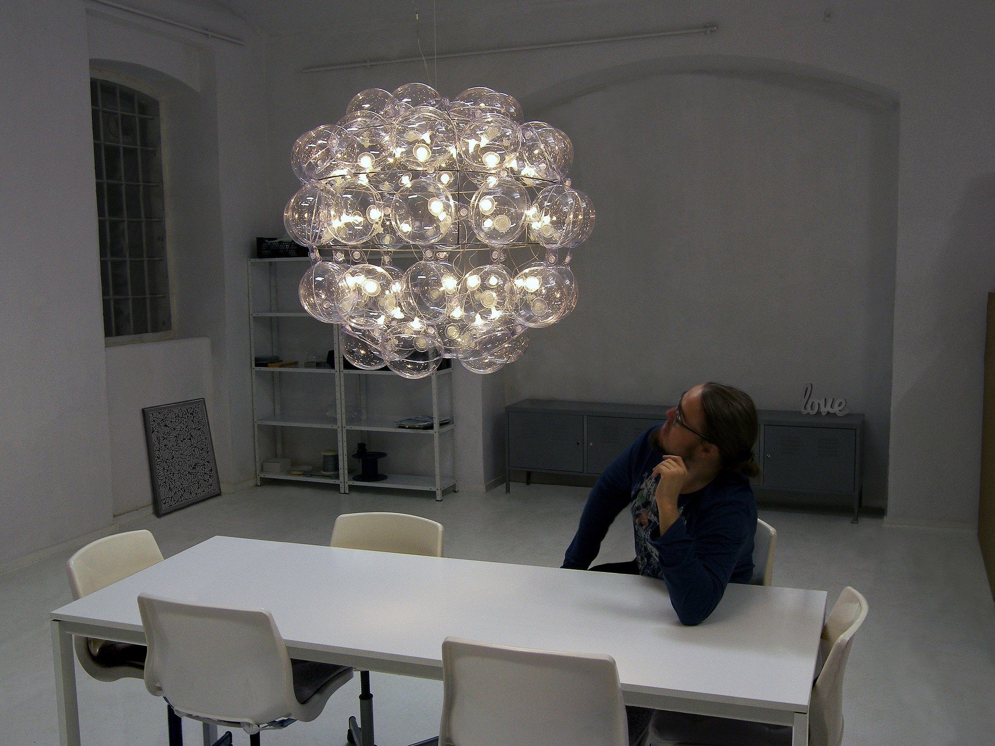 LED pendant lamp STAR By puff buff design Radek Achramowicz, Anna Siedlecka
