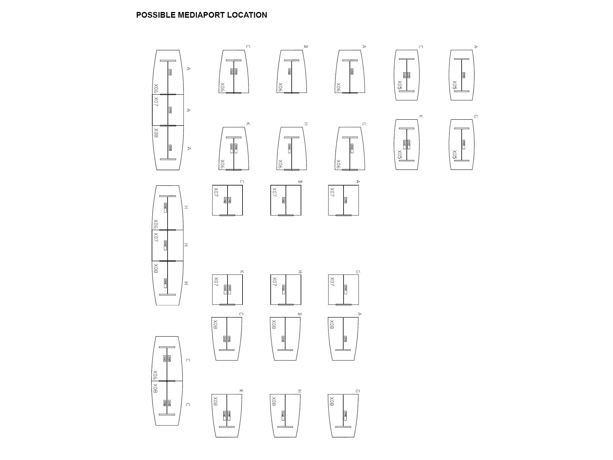 STATUS Table de réunion rectangulaire en bois aggloméré mélaminé By MDD