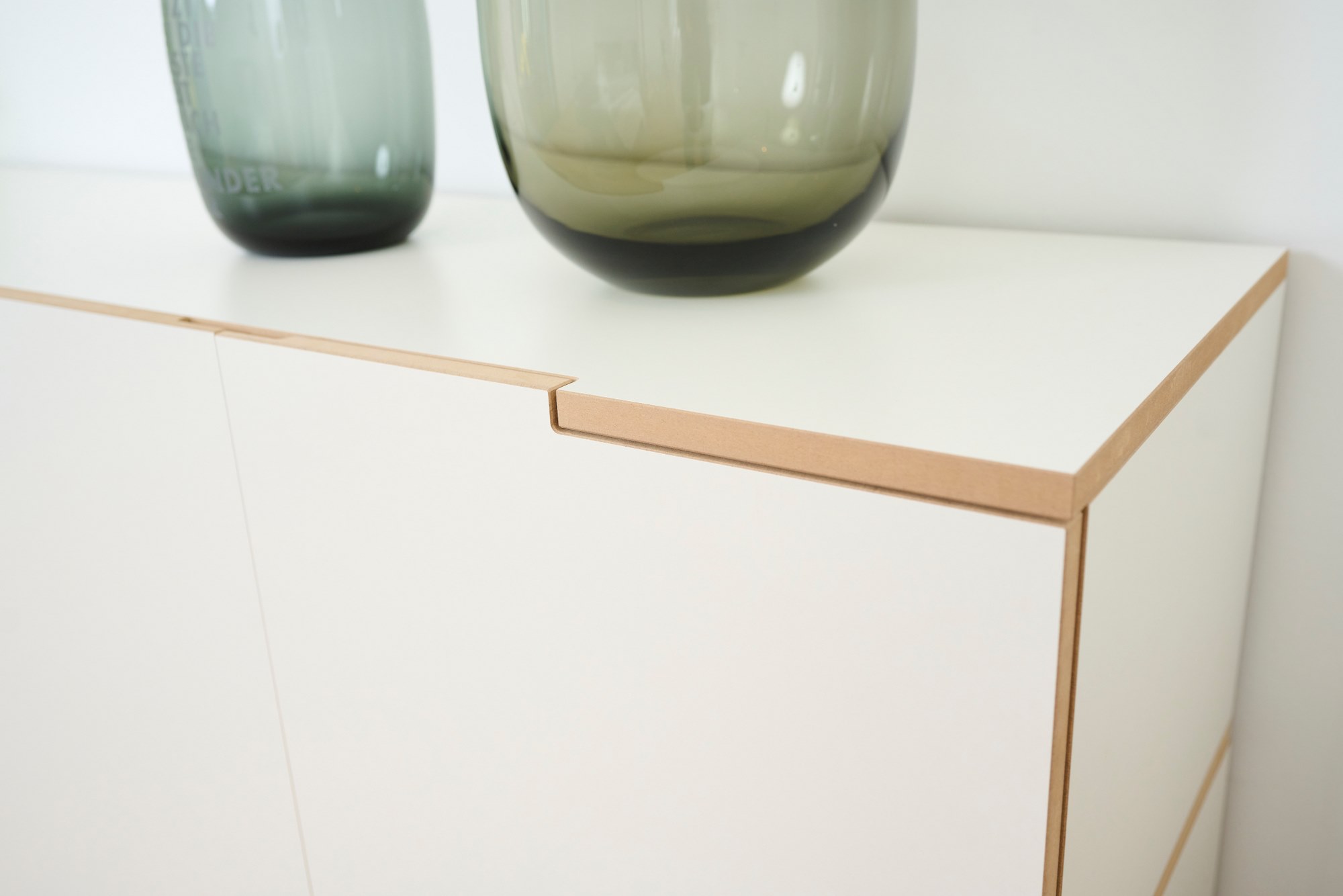 STAU | Highboard Modular MDF highboard with doors By Tojo Möbel