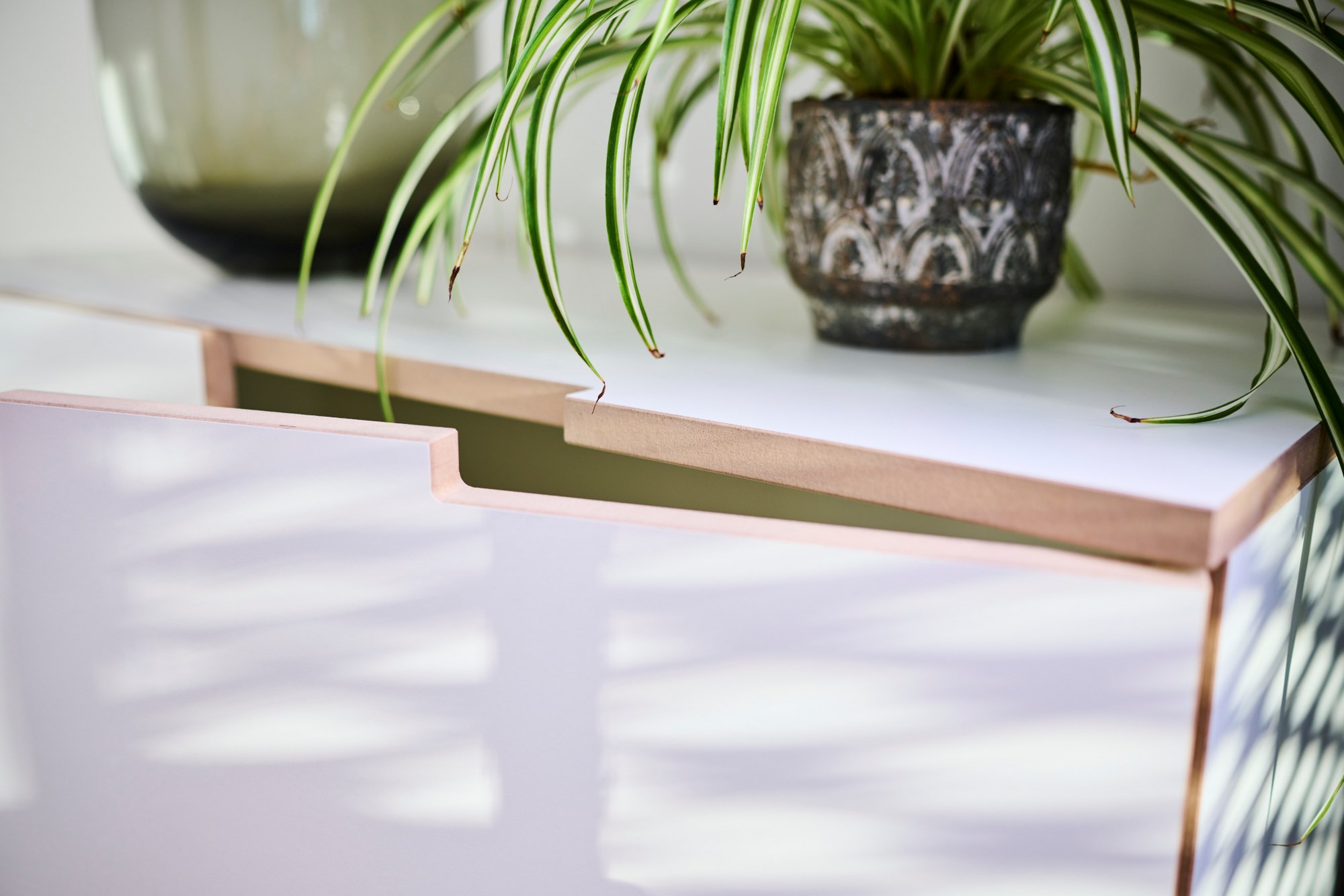 STAU | Highboard Modular MDF highboard with doors By Tojo Möbel