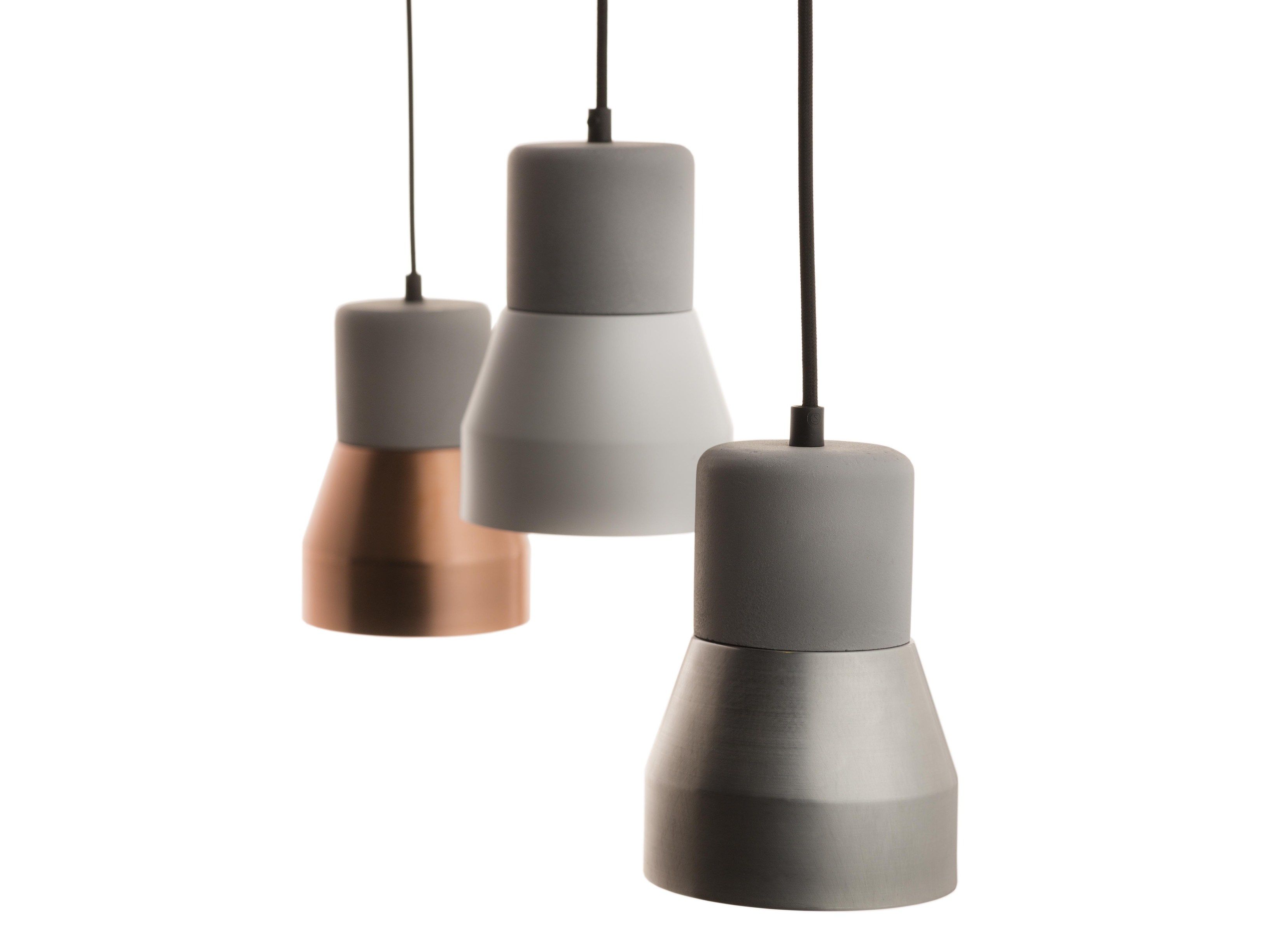Direct light pendant lamp STEEL WOOD LAMP 130 MAT By Specimen Editions ...