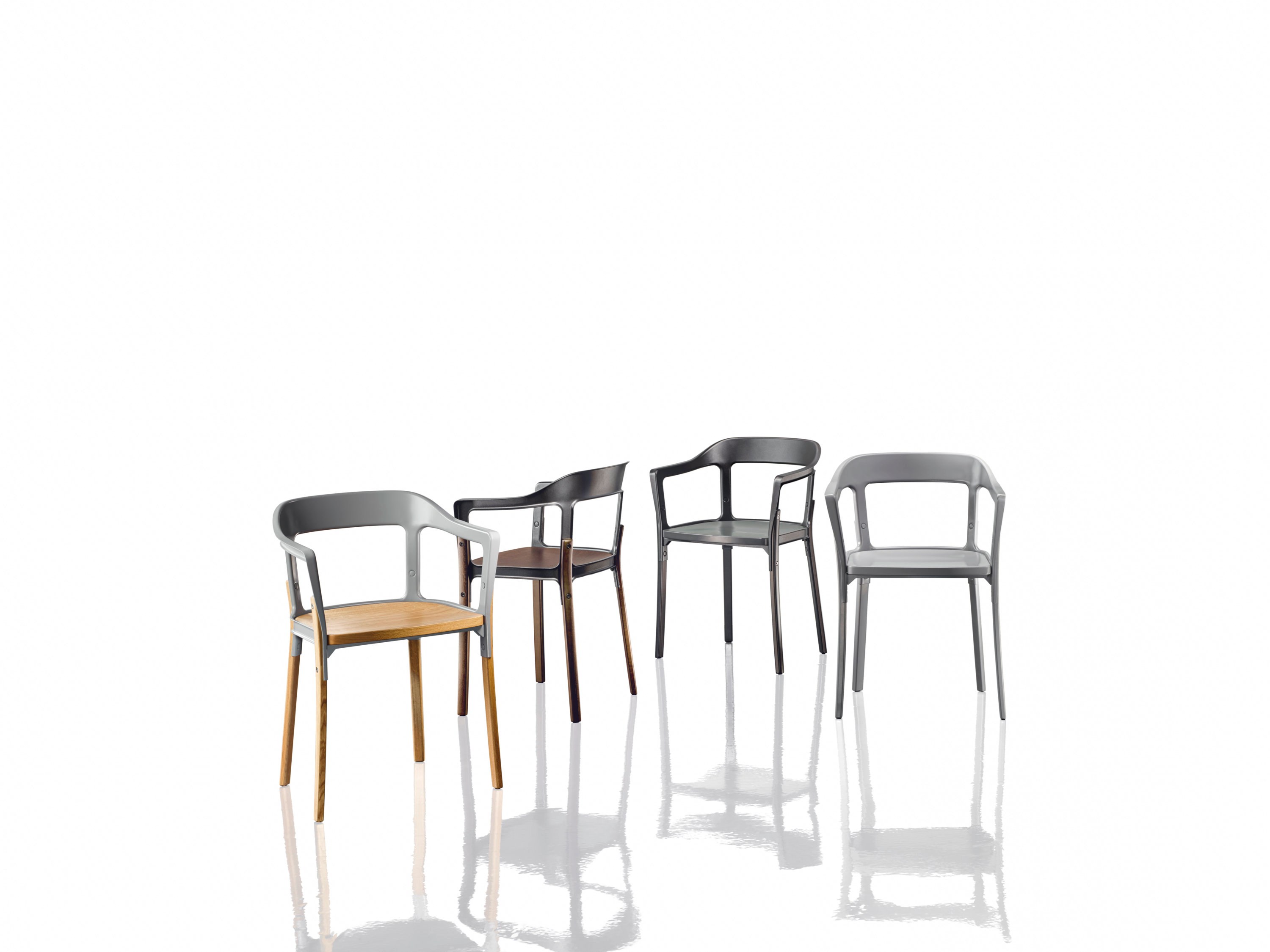 STEELWOOD | Sedia By Magis design Ronan & Erwan Bouroullec
