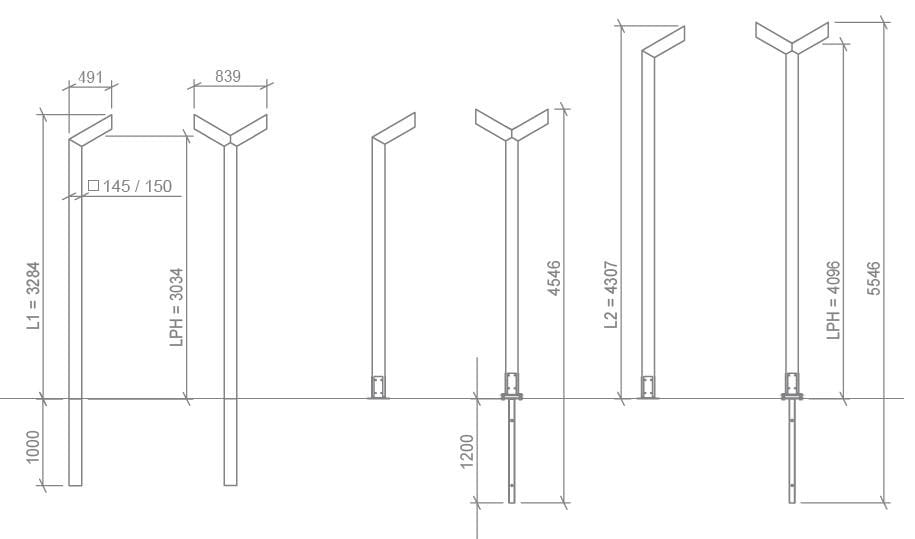 STELLE Street lamp By Timberlab