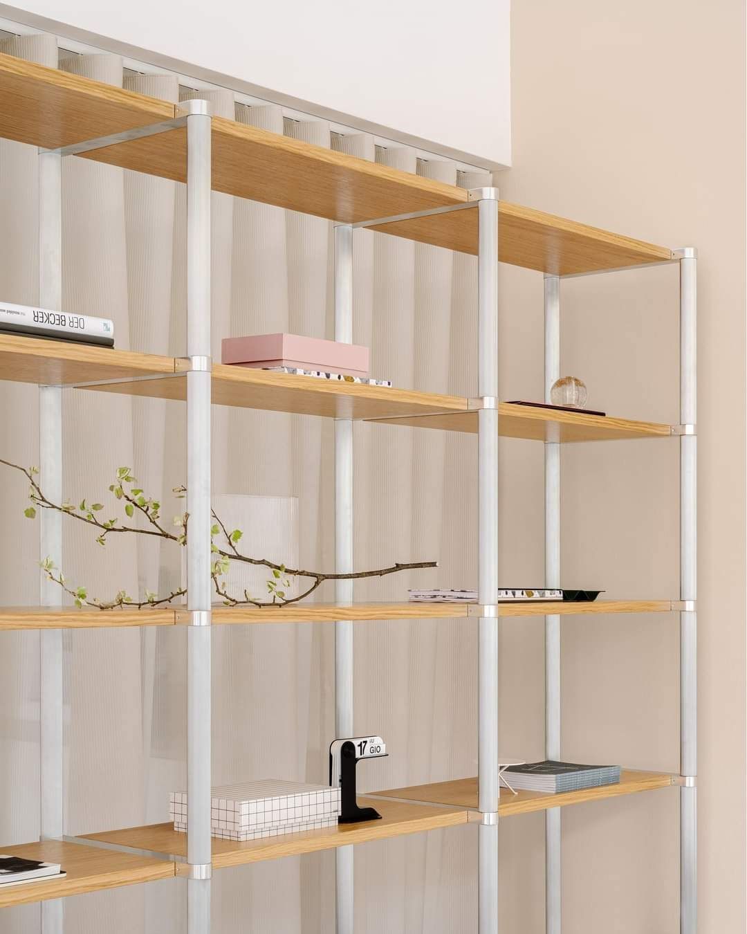 STEM | Metal office shelving By Manerba design Philippe Nigro