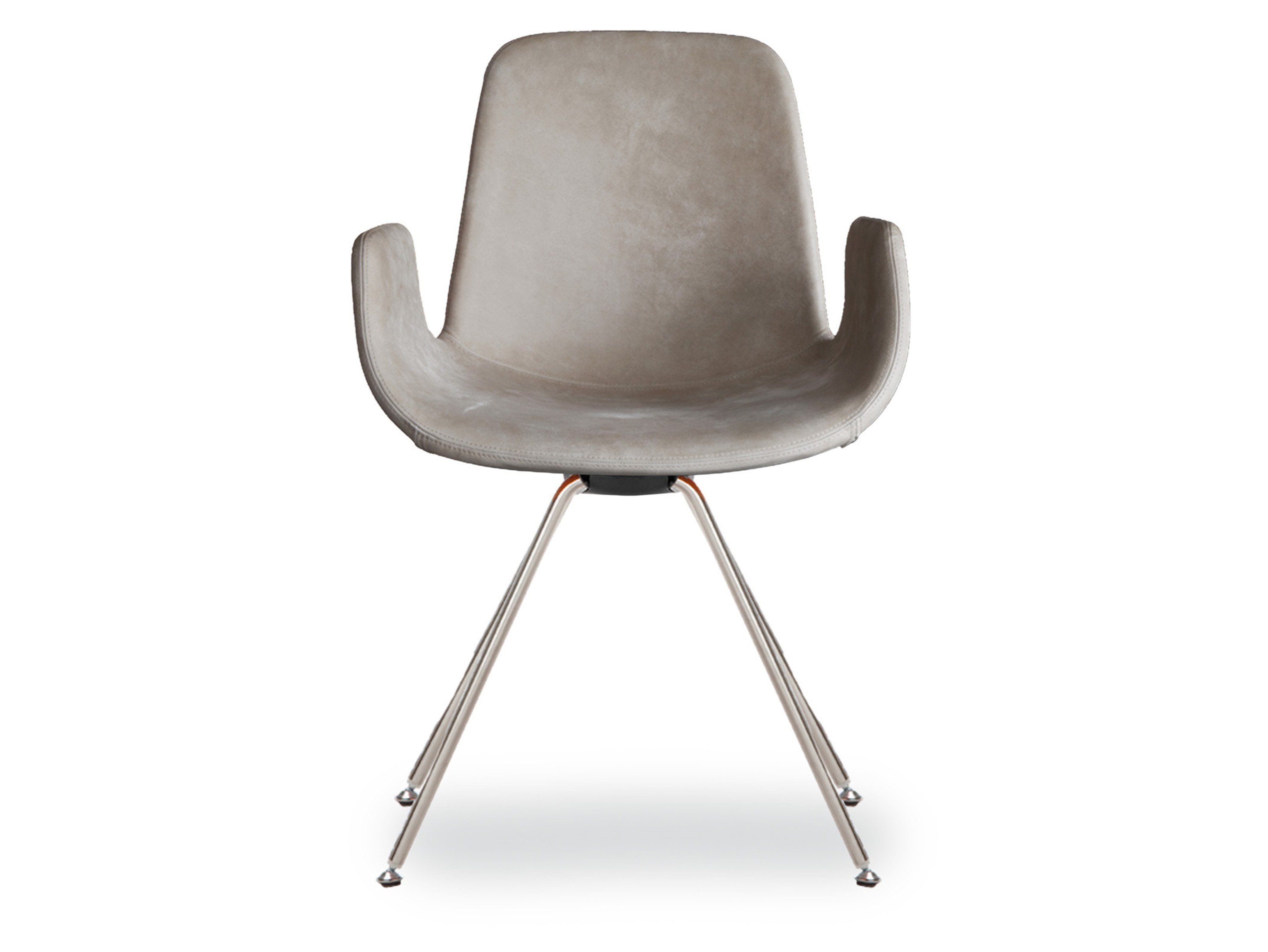 STEP Upholstered chair with armrests By Tonon | design Mac Stopa
