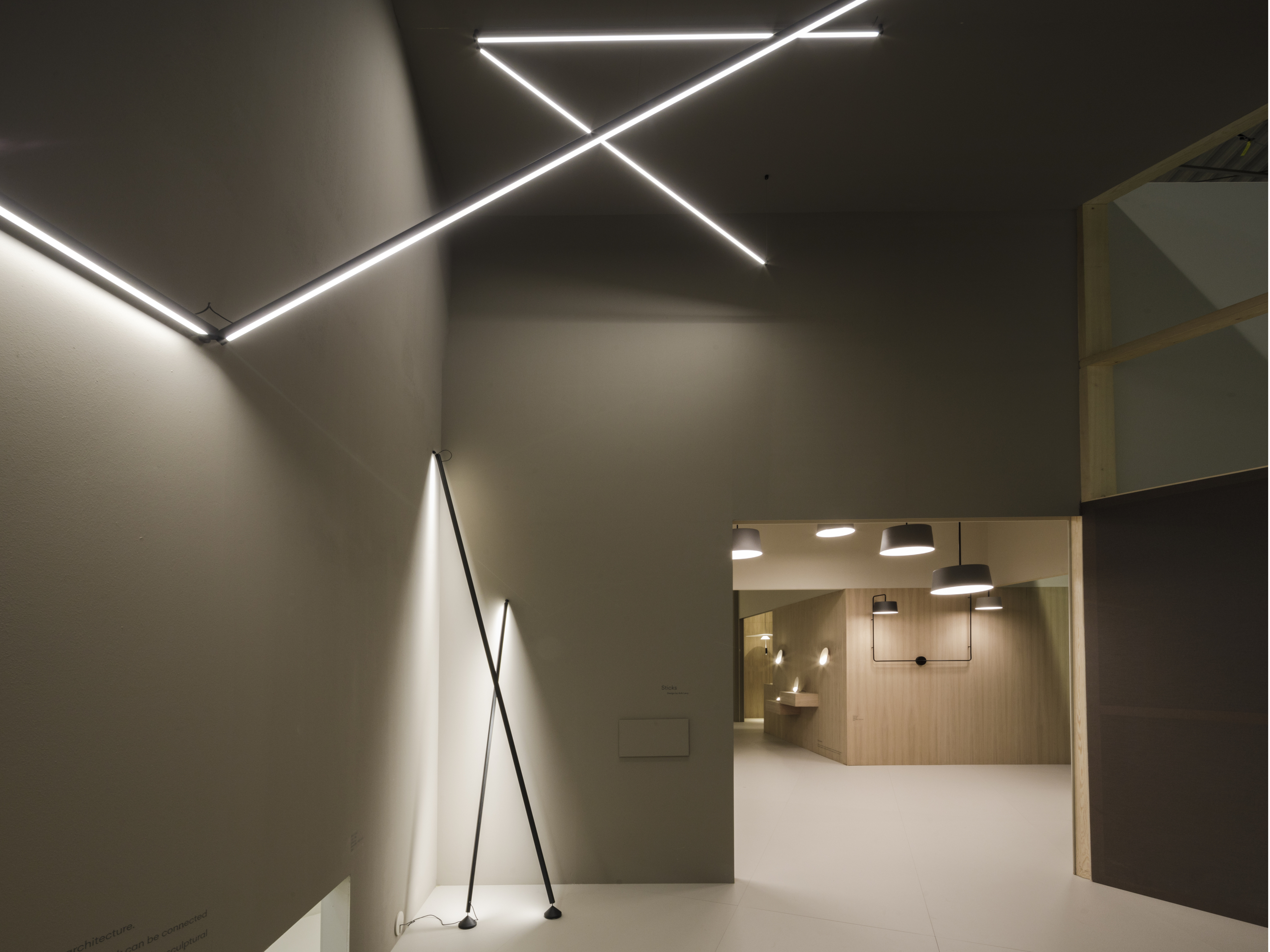 STICKS Linear lighting profile By Vibia | design Arik Levy