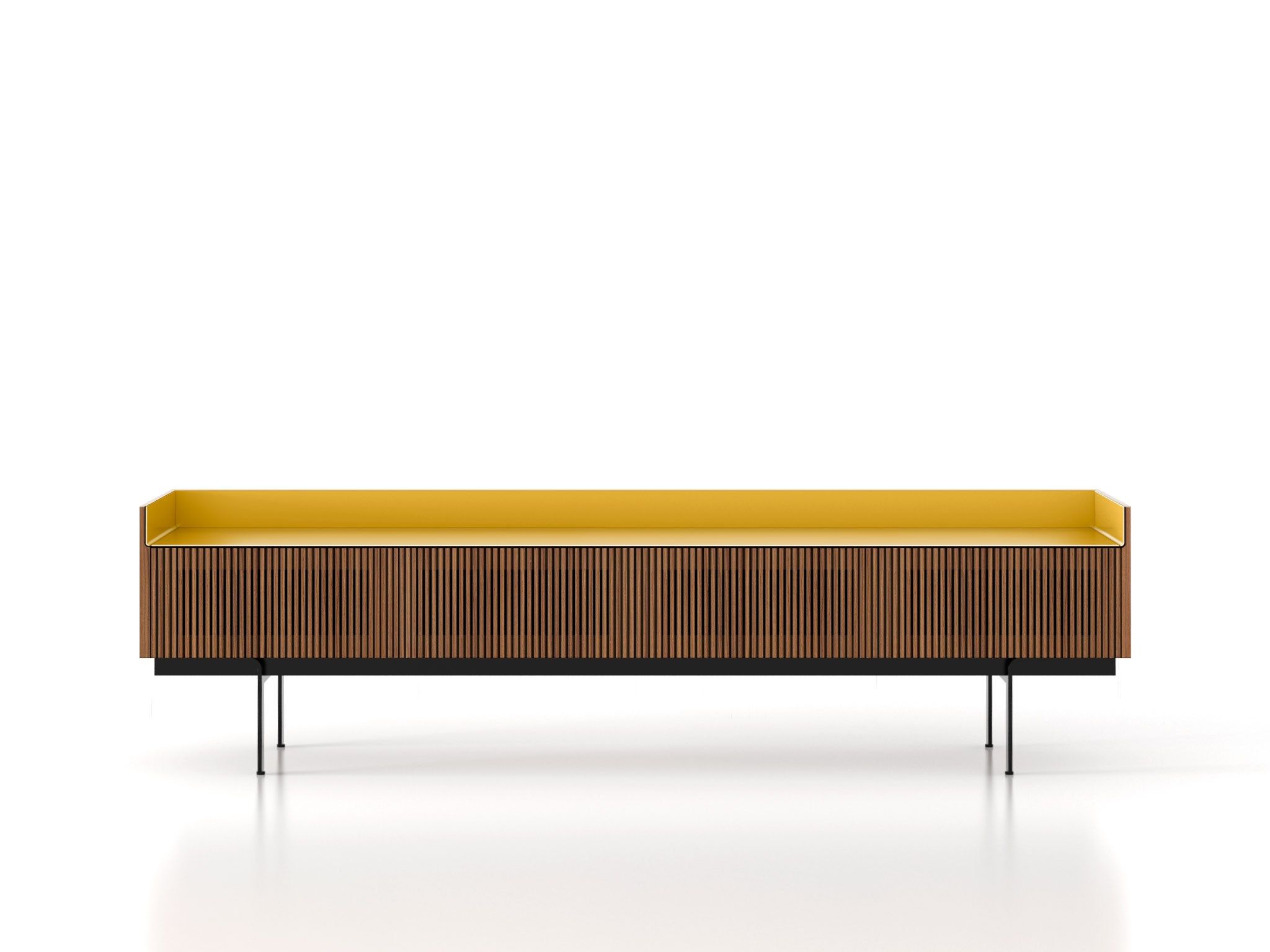 STOCKHOLM SLIM | Sideboard with flap doors MDF sideboard with flap ...