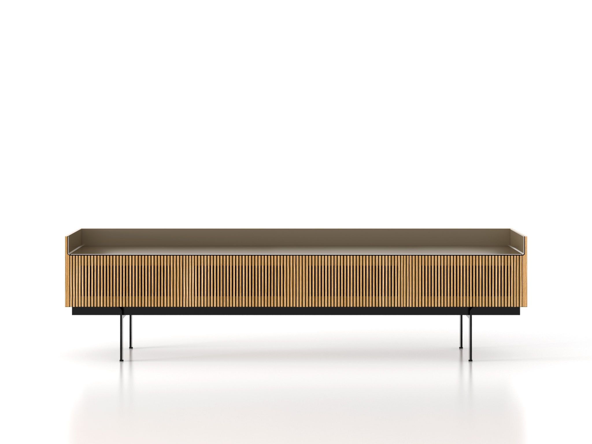 STOCKHOLM SLIM | Sideboard with flap doors MDF sideboard with flap ...
