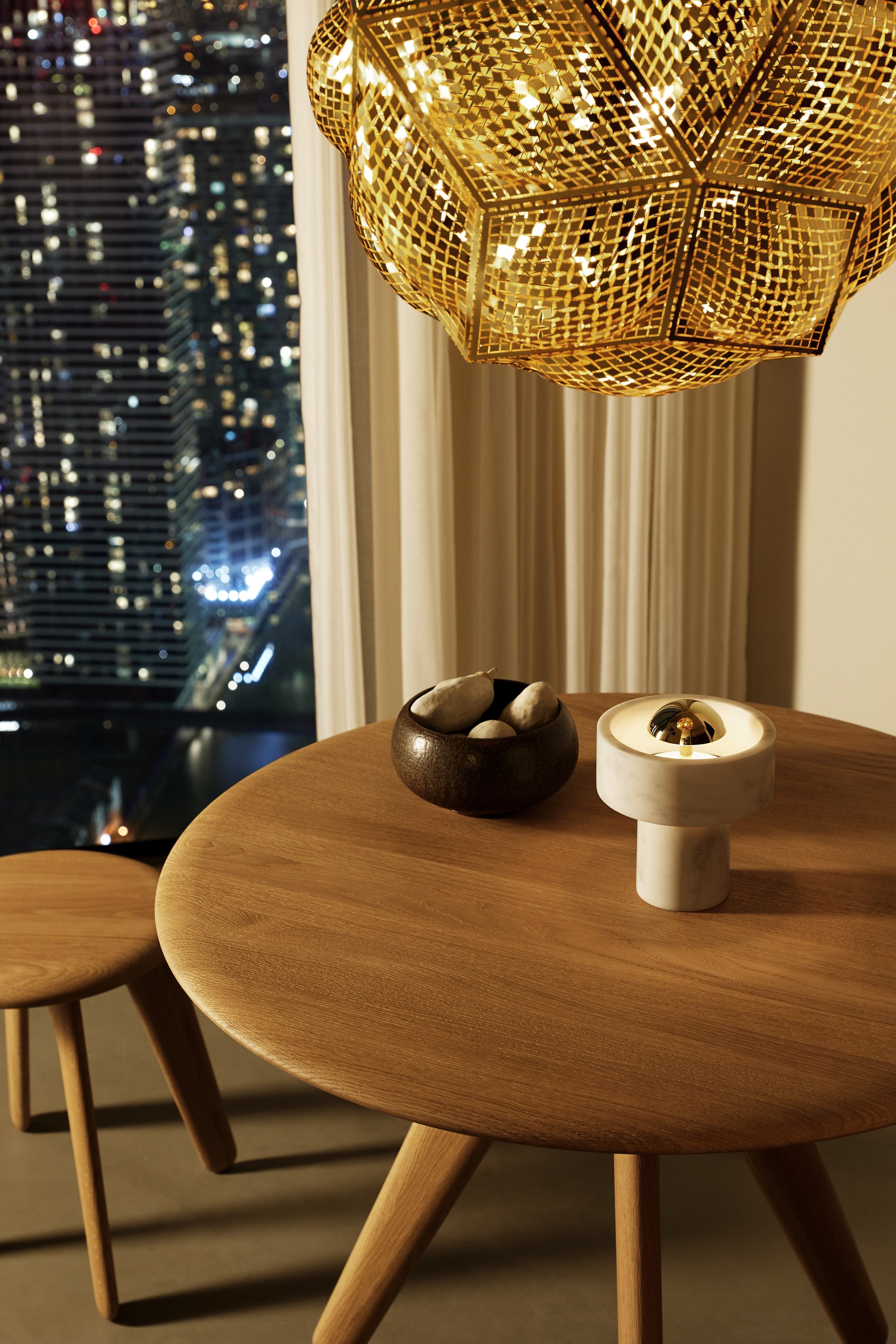 STONE Cordless marble table lamp By Tom Dixon | design Tom Dixon designer
