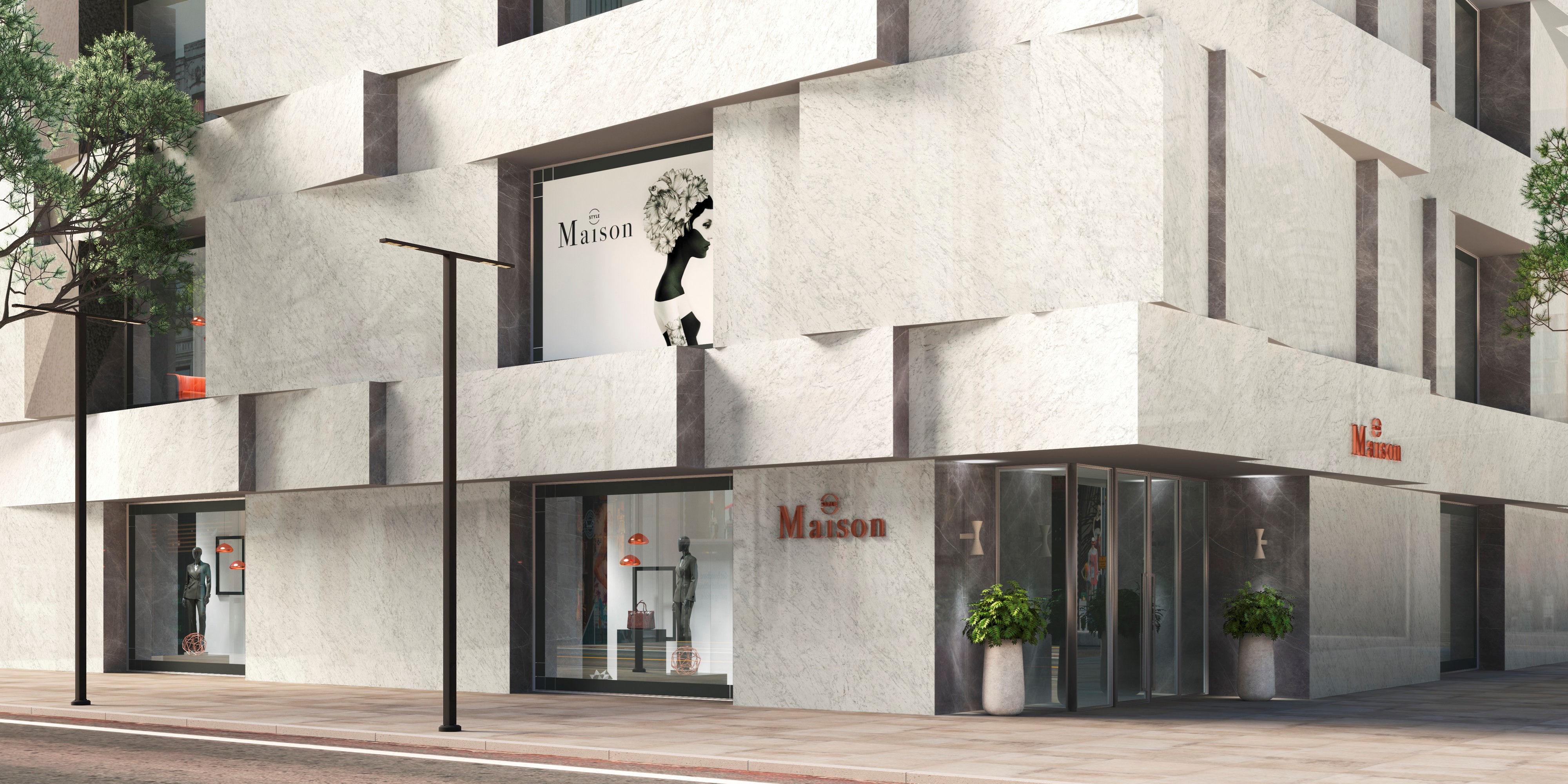 Pavimento/rivestimento effetto marmo STONE GREY Collezione Maxfine ...