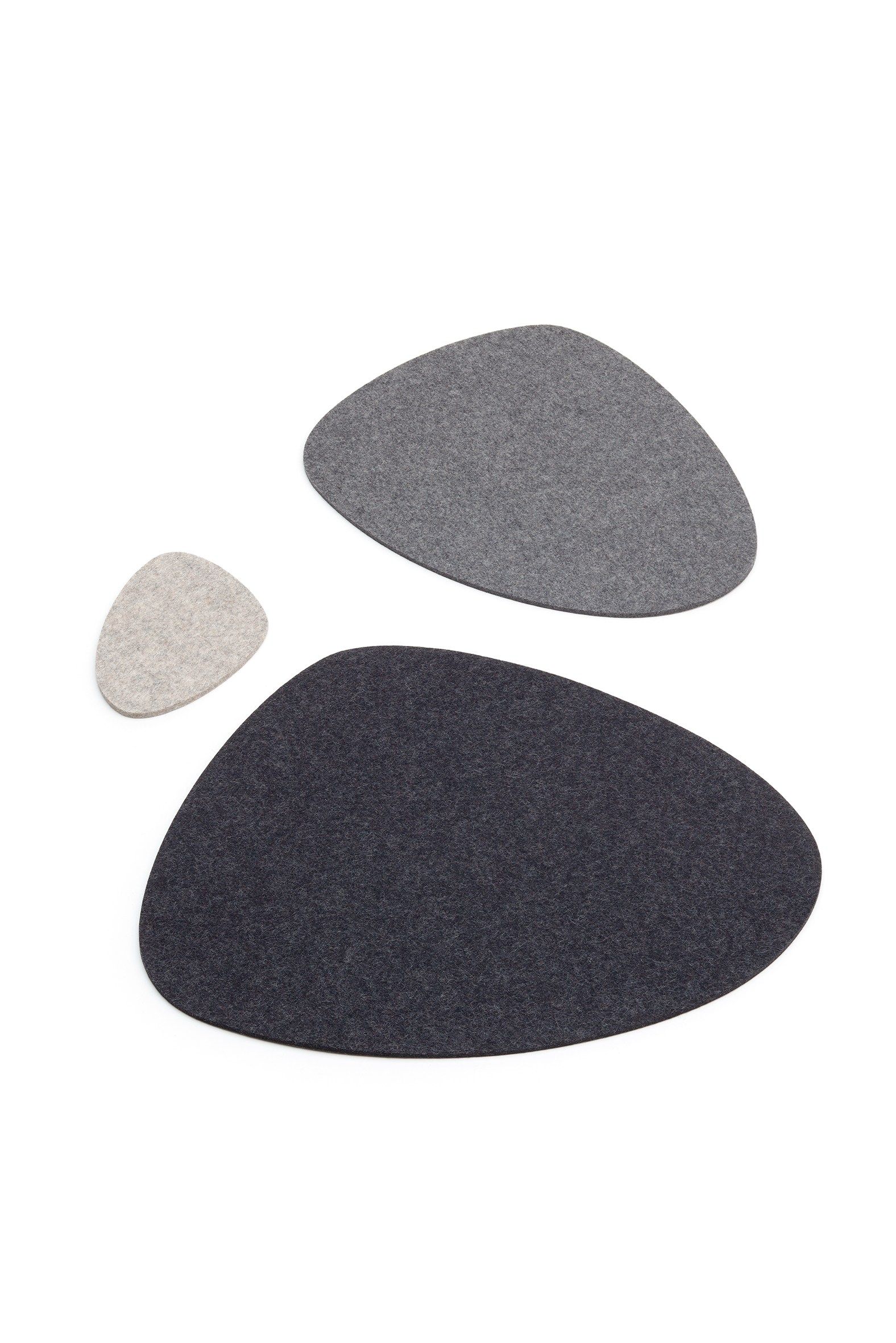 Felt drink coaster / placemat STONE By HEY-SIGN