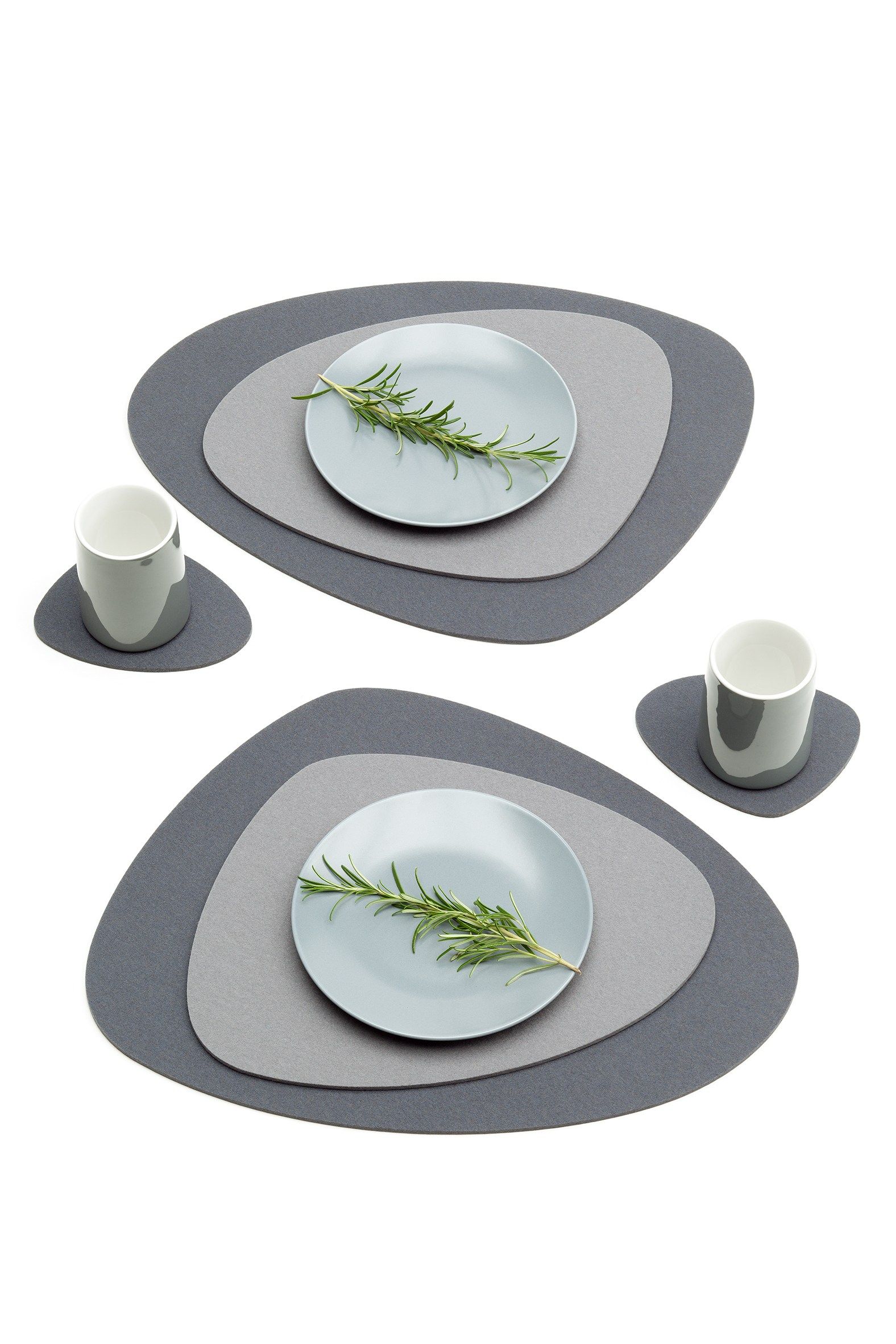 Felt drink coaster / placemat STONE By HEY-SIGN