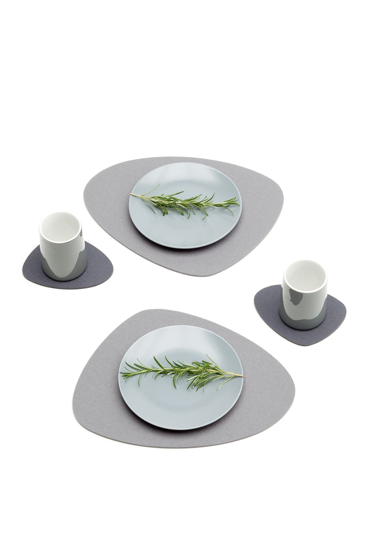 Felt drink coaster / placemat STONE By HEY-SIGN