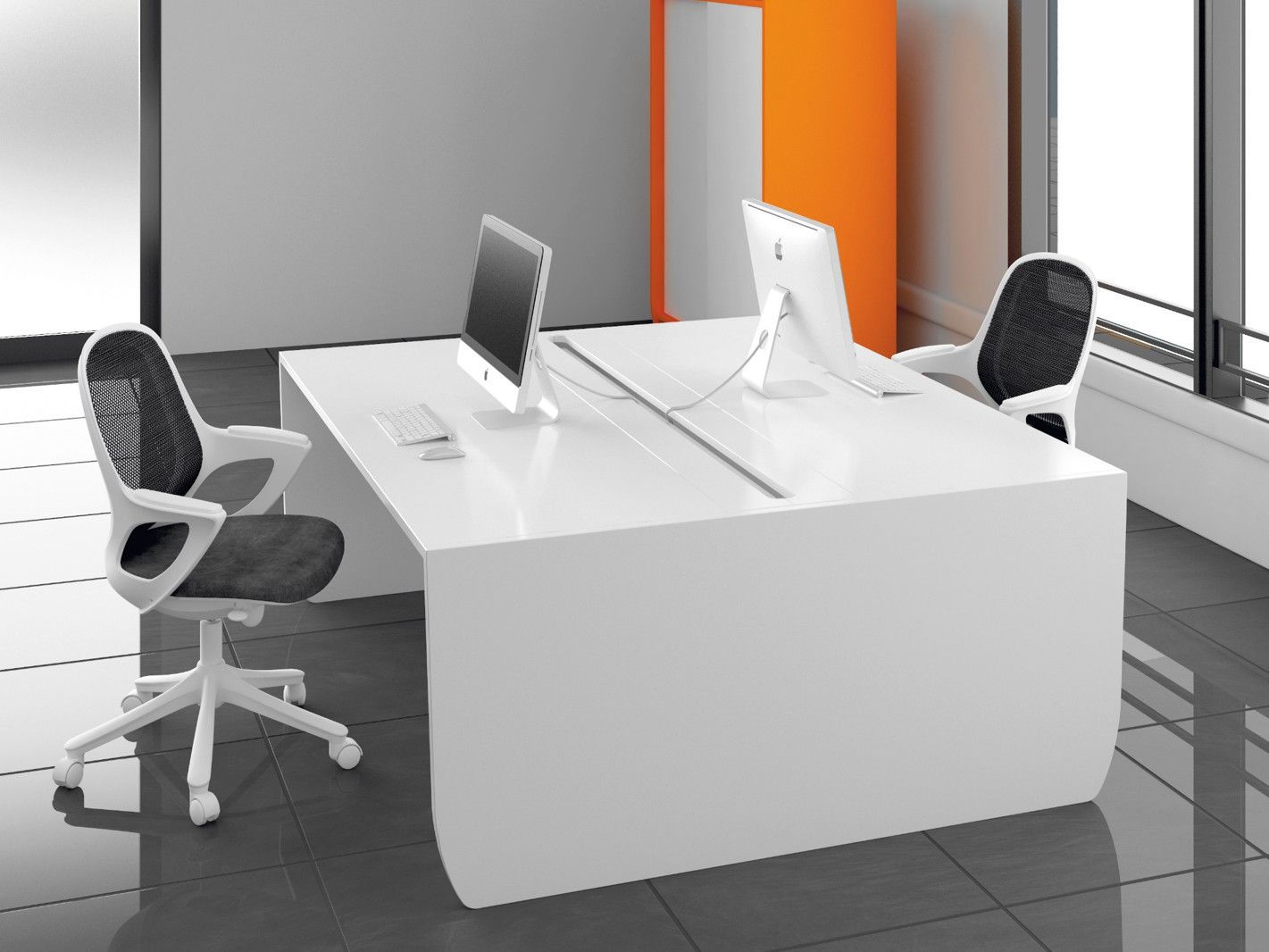 STONE OFFICE | Multiple office workstation By FERCIA