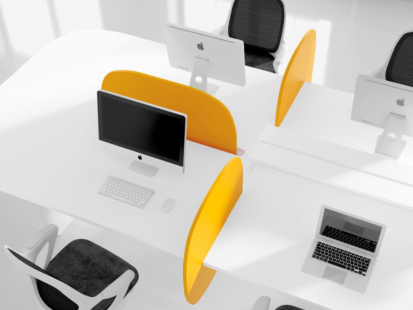 STONE OPEN SPACE | Multiple office desk By FERCIA