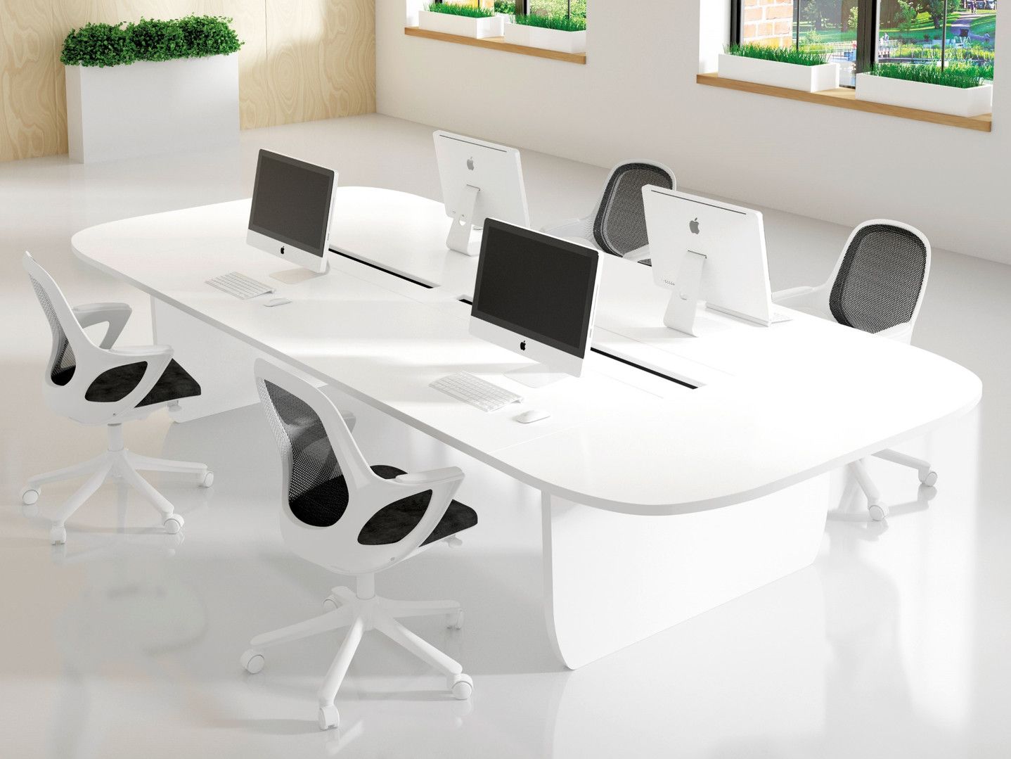 STONE OPEN SPACE | Multiple office desk By FERCIA