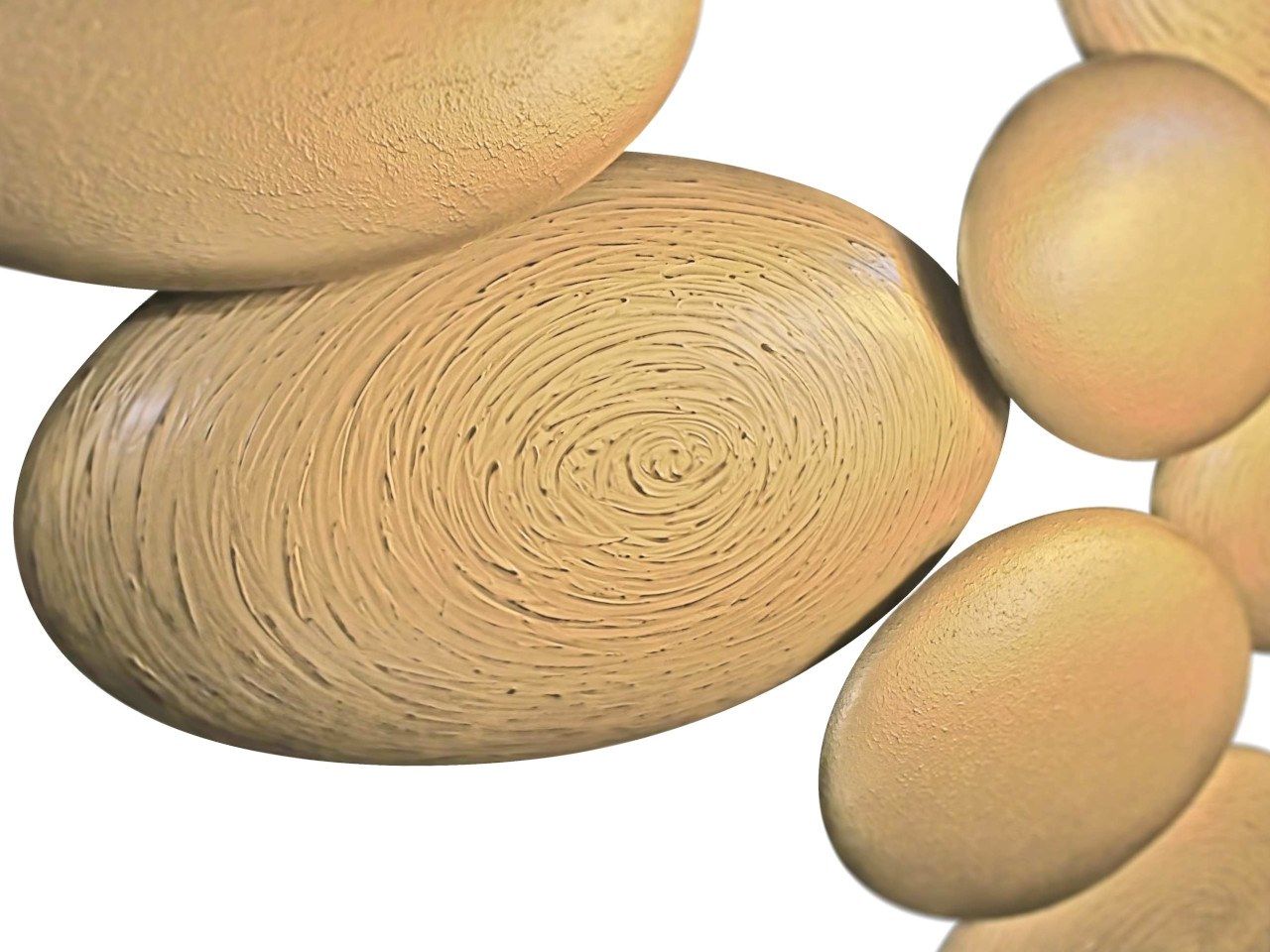 LED fiberglass wall light STONES By GANSK