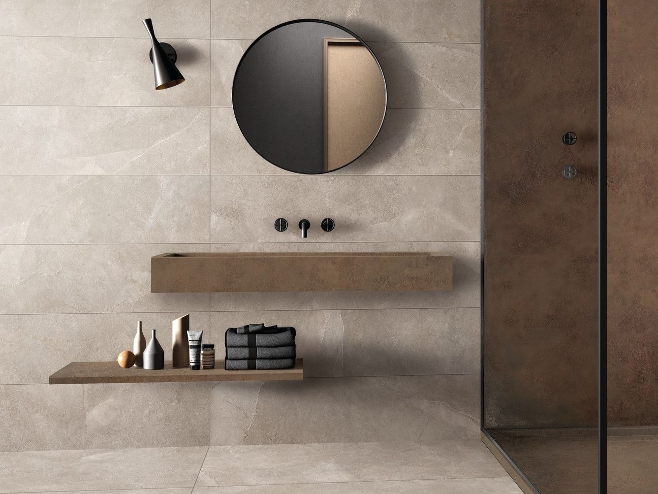 Porcelain stoneware wall/floor tiles STORM By Ariana Ceramica