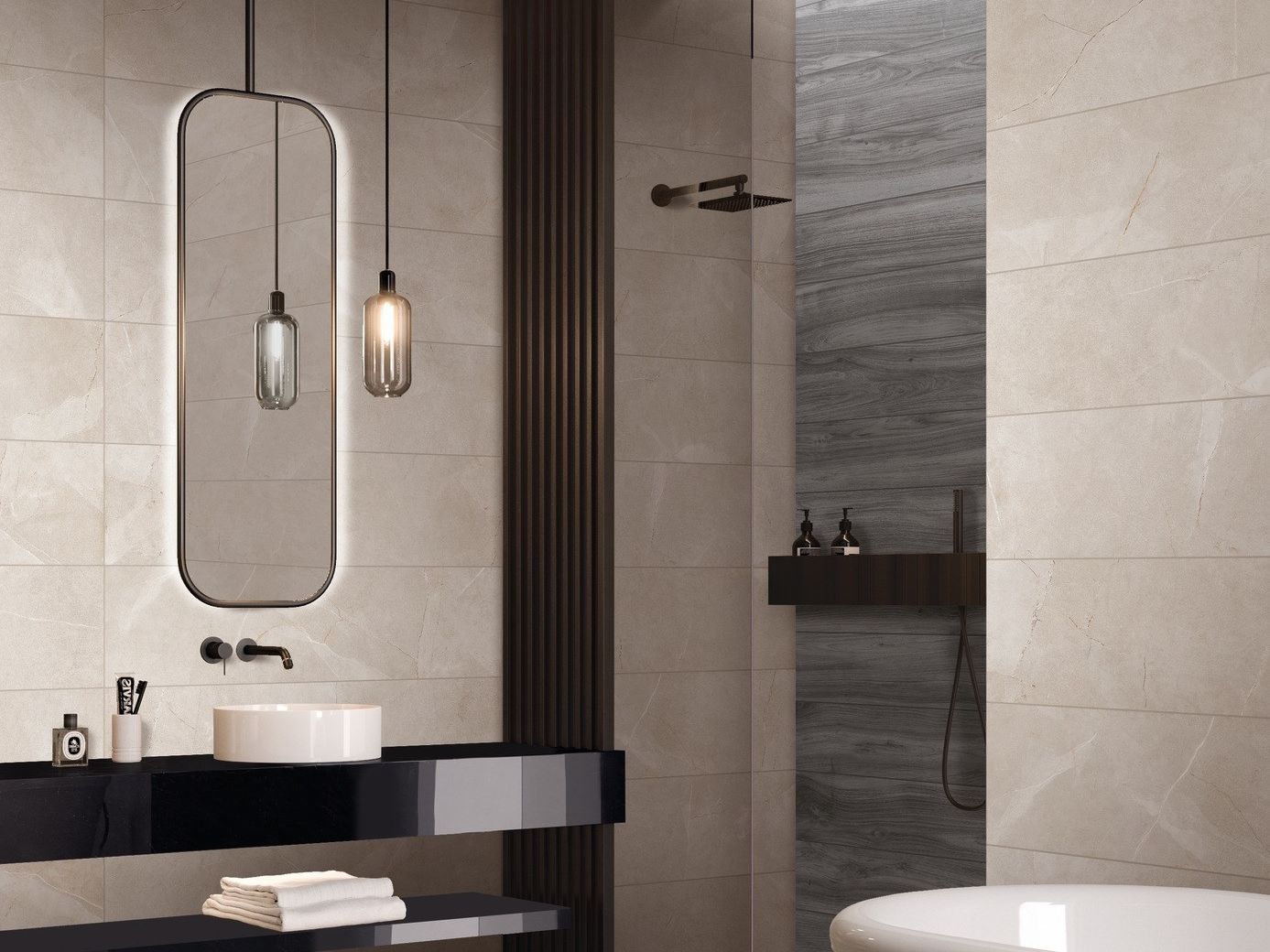 Porcelain stoneware wall/floor tiles STORM By Ariana Ceramica