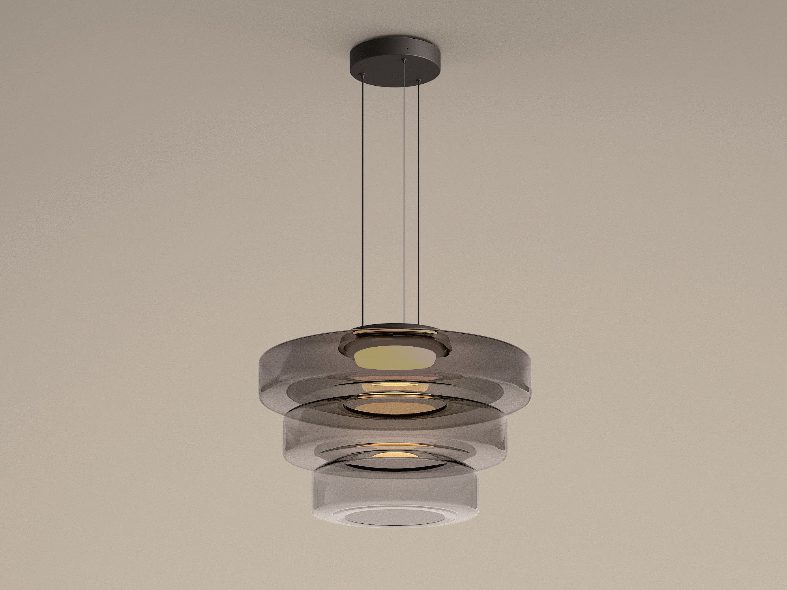 STRATA | Lampada a sospensione By LEDS C4 design Nahtrang design