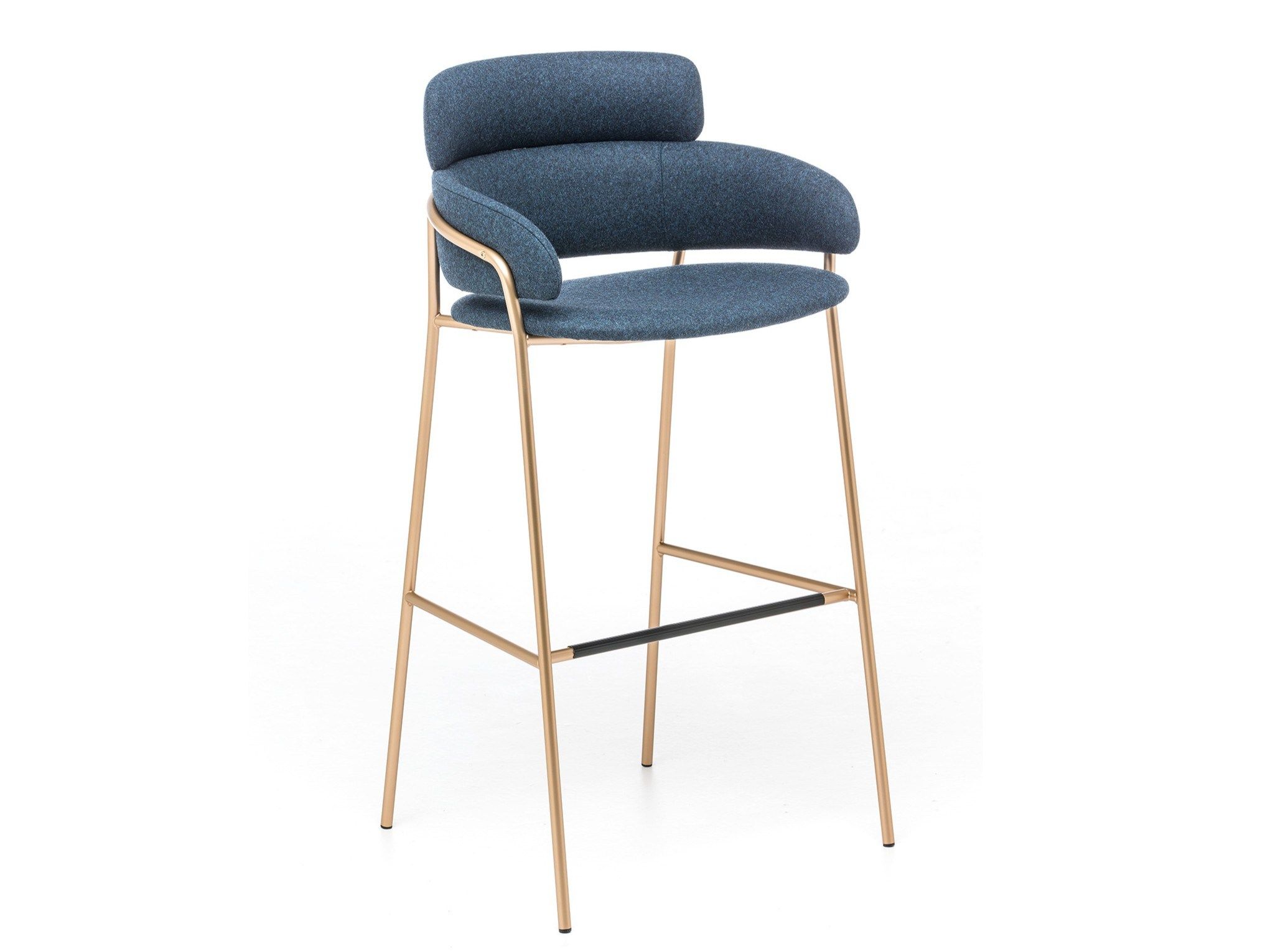 STRIKE ST | Fabric stool By arrmet