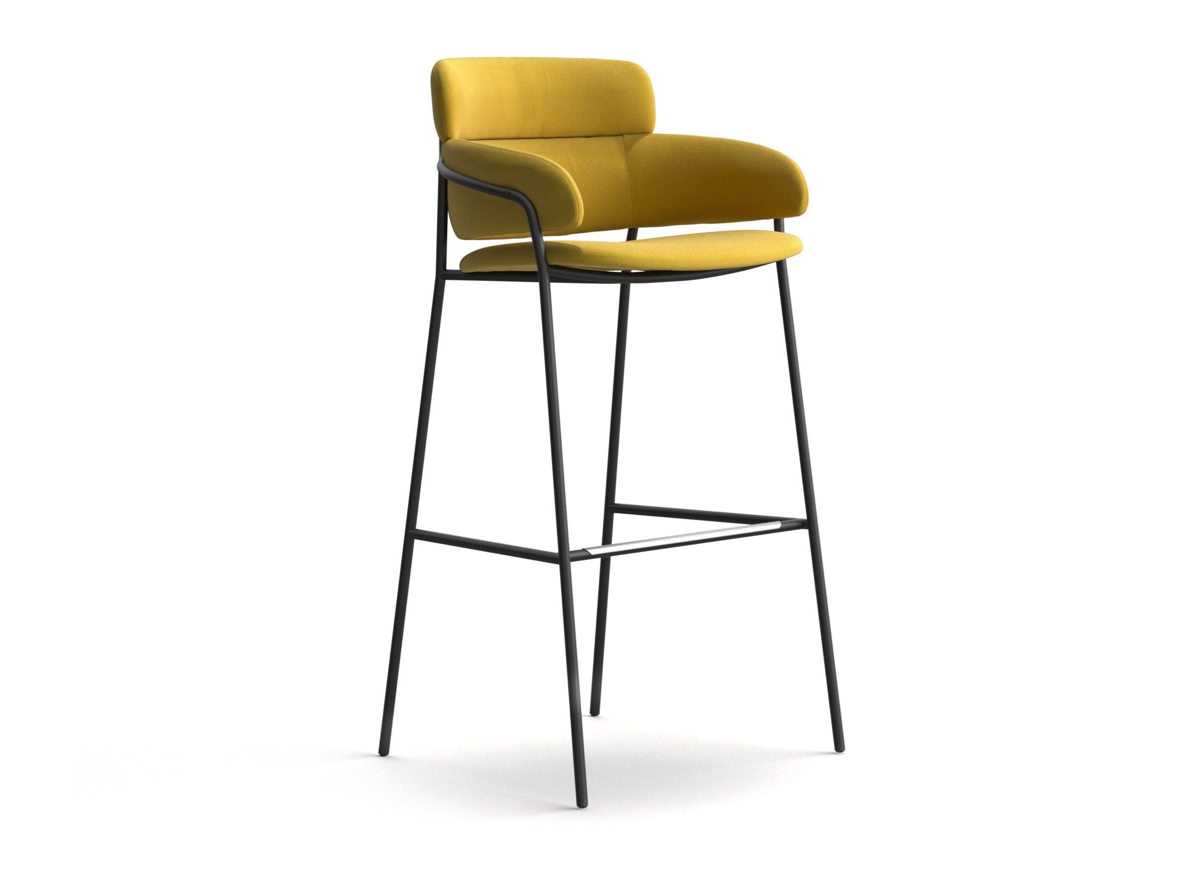 STRIKE ST | Fabric stool By arrmet