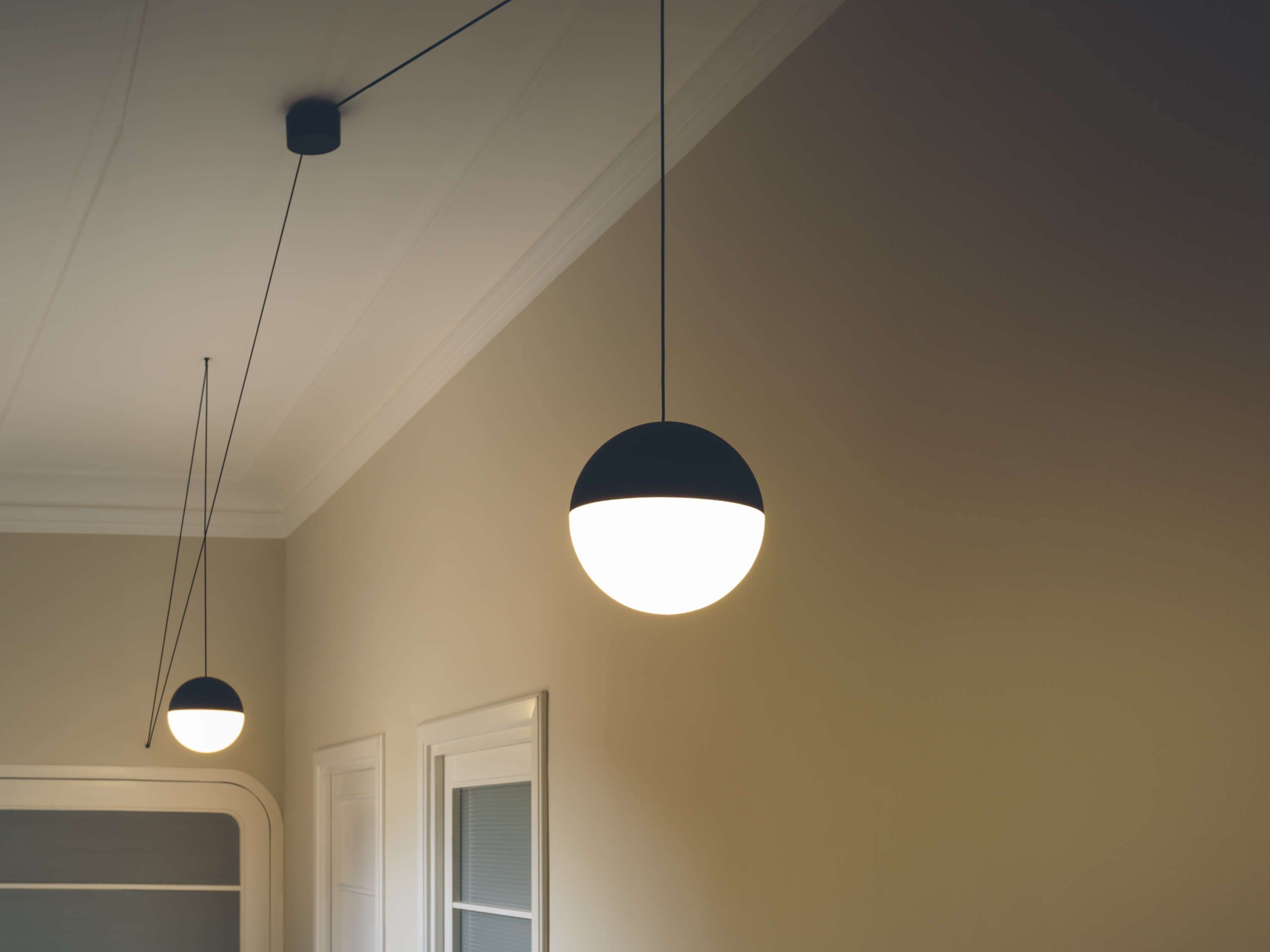 STRING LIGHT - SPHERE HEAD 吊灯 By Flos | design Michael Anastassiades ...
