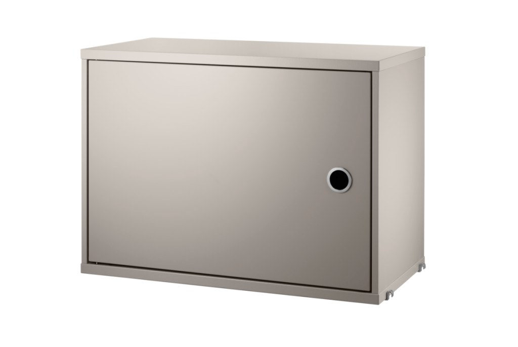 STRING® SYSTEM CABINET WITH SWING DOOR wall cabinet By String Furniture ...