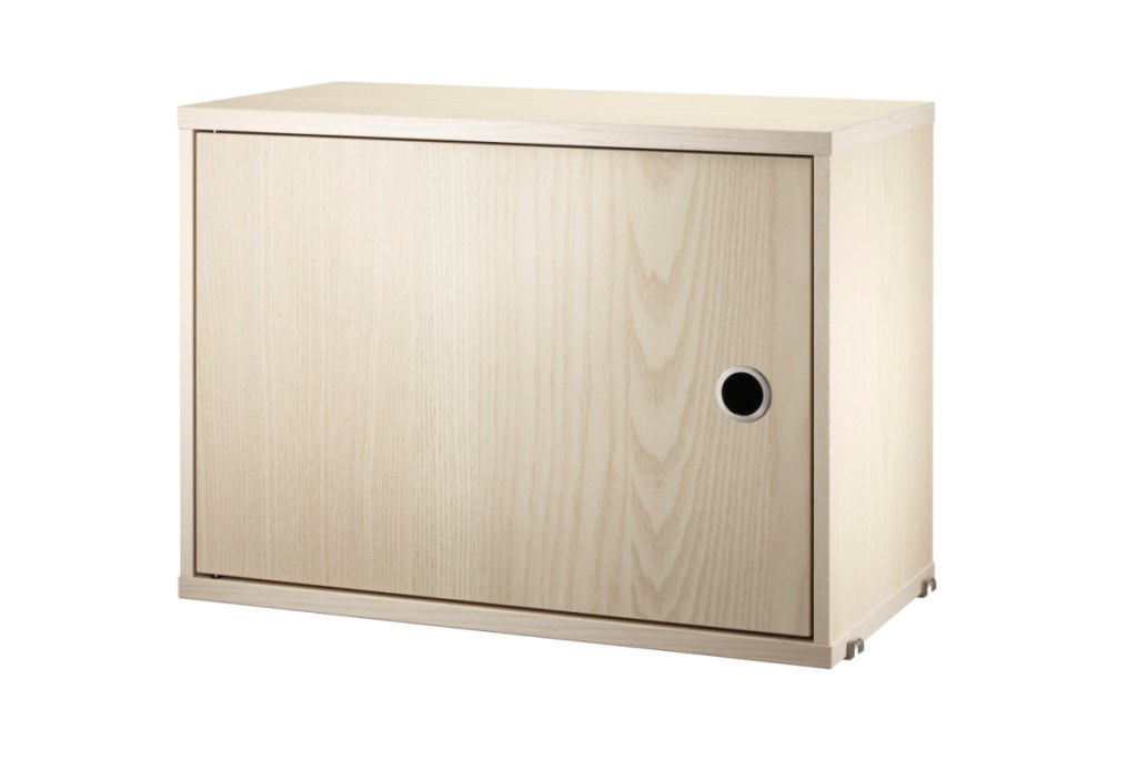 STRING® SYSTEM CABINET WITH SWING DOOR wall cabinet By String Furniture ...