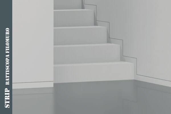 Battiscopa in alluminio con LED STRIP - ROYAL PAT - Edilportale