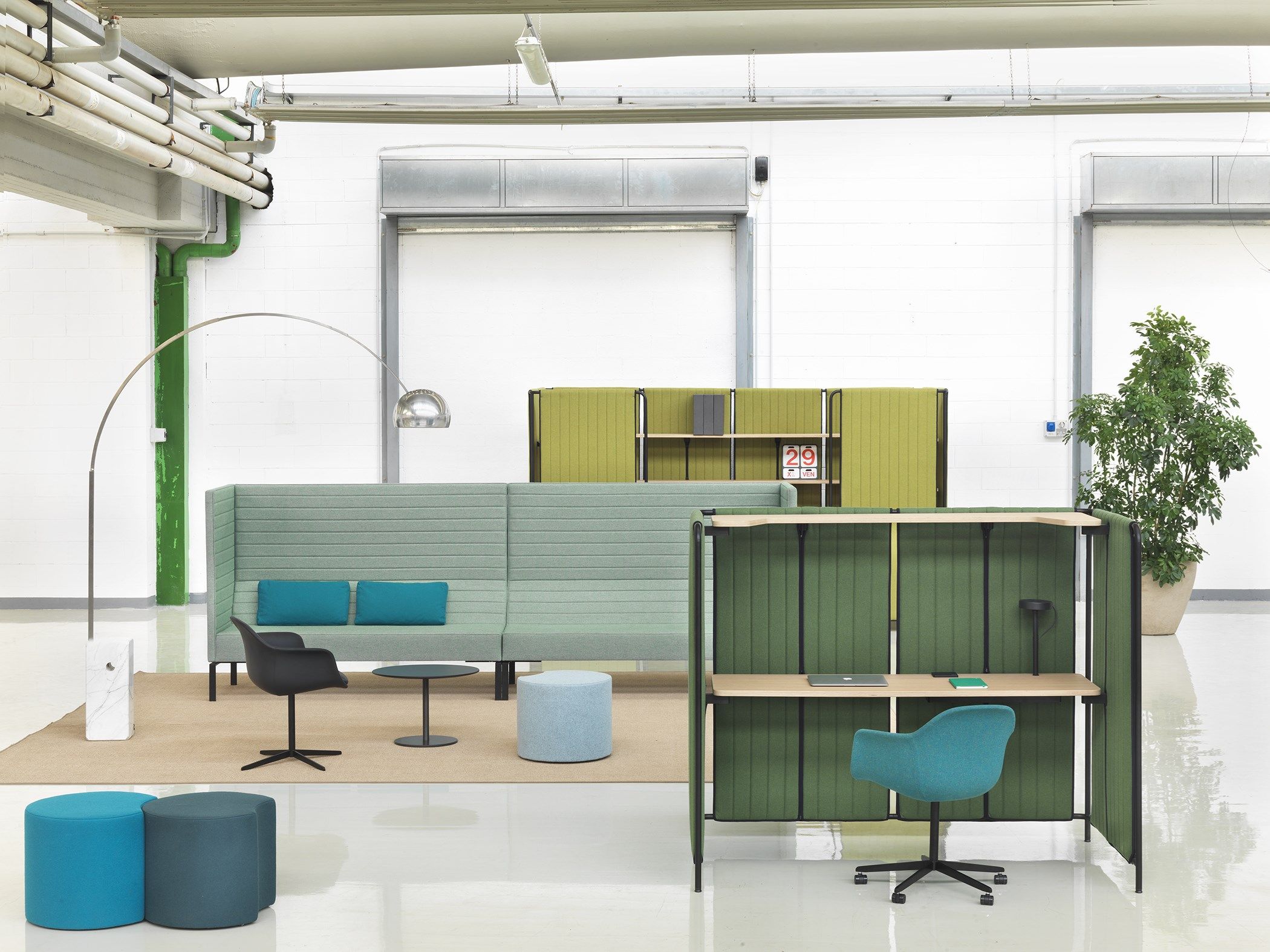 STRIPES BOX | Cabine de bureau By Marelli design Jérôme Gauthier